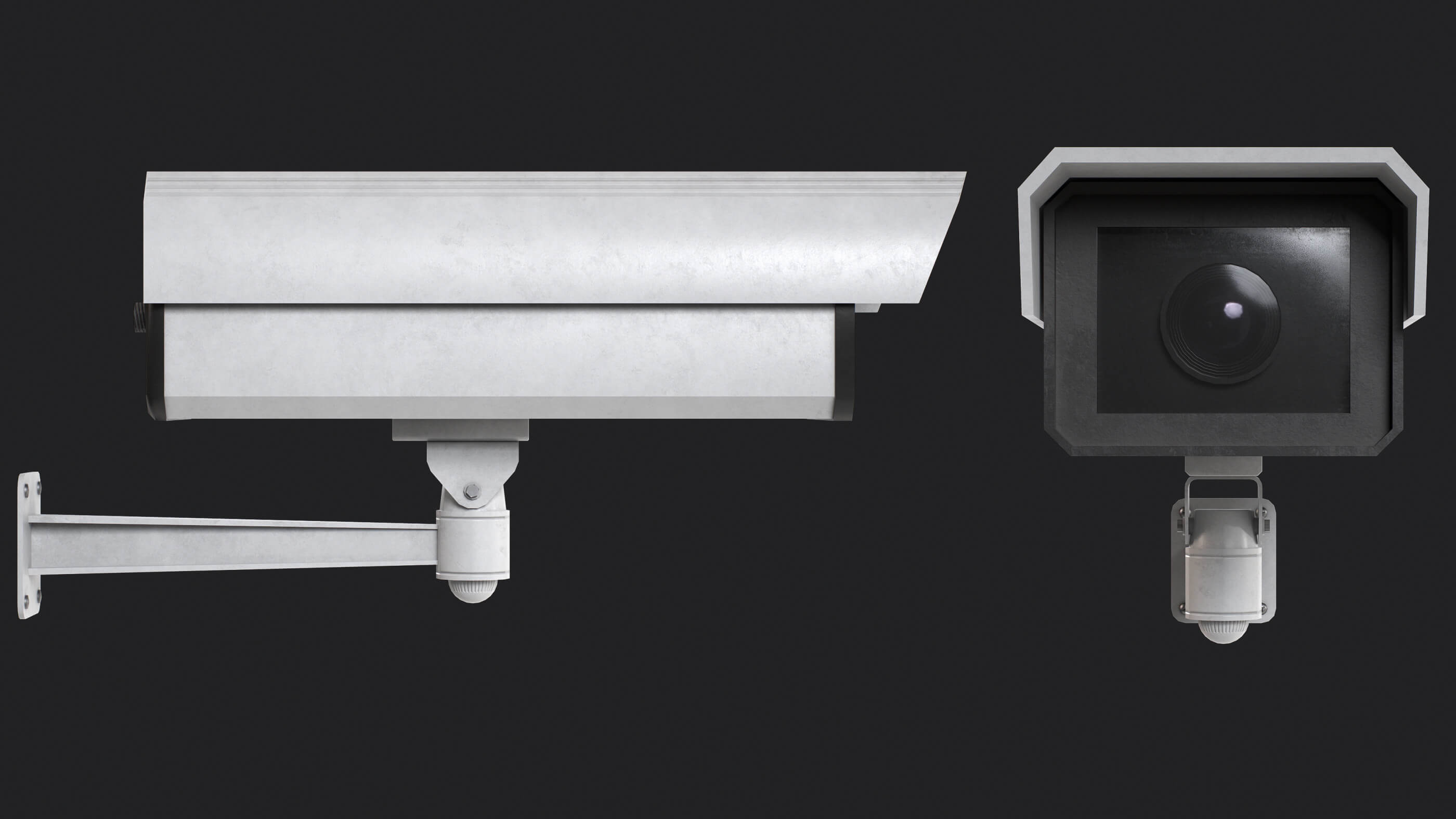 Set of 2 CCTV Cameras - 3D Model by iQuon