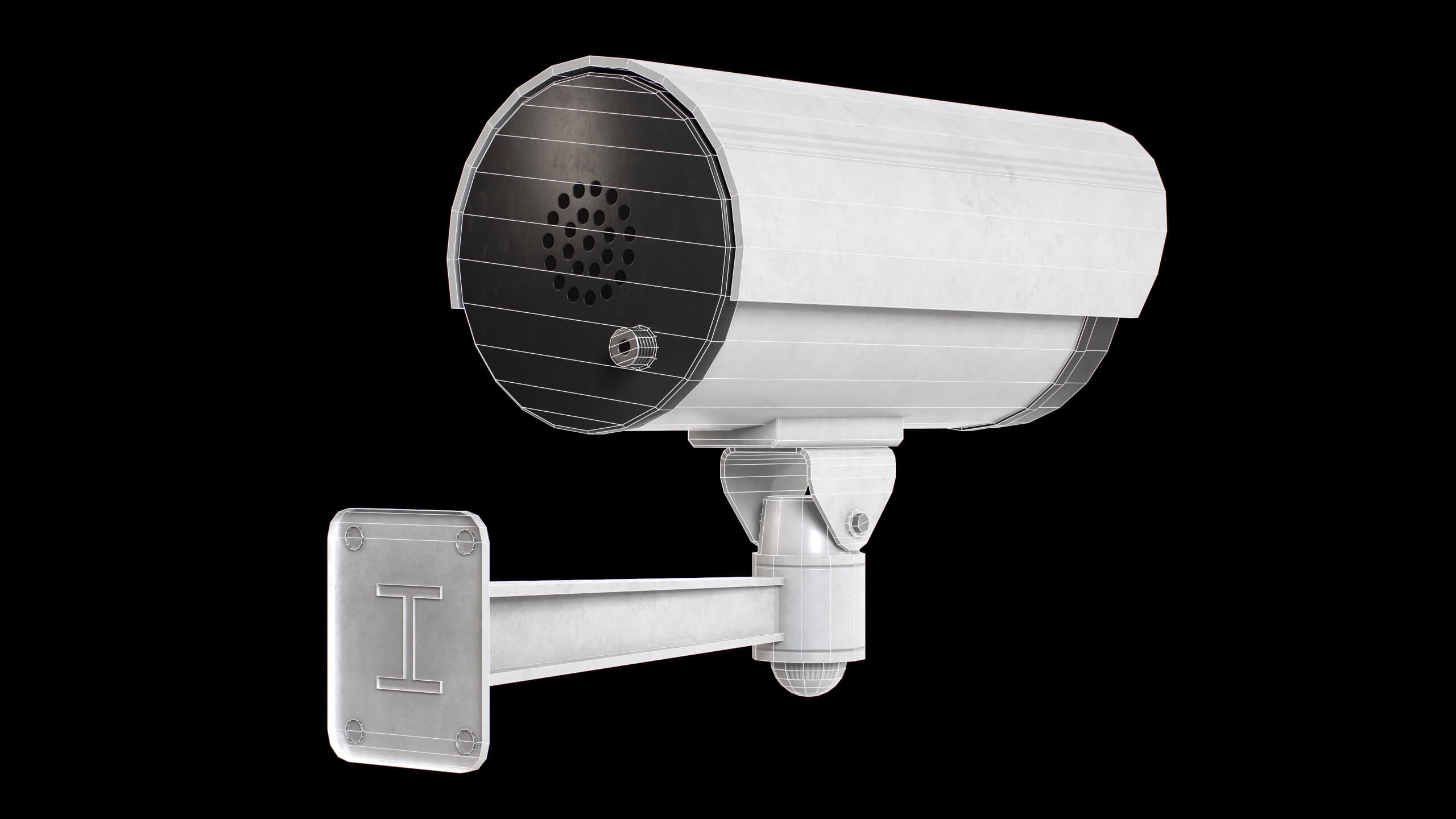 Set of 2 CCTV Cameras - 3D Model by iQuon