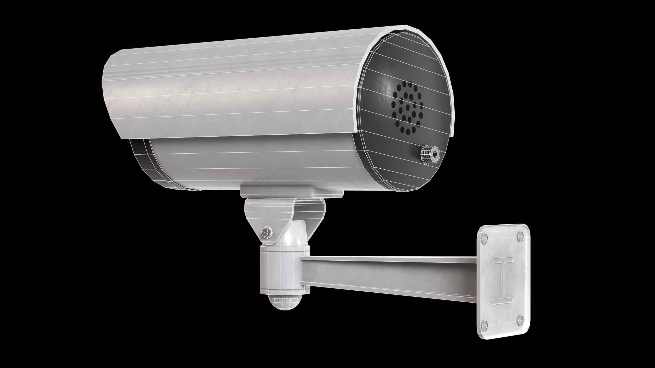 Set of 2 CCTV Cameras - 3D Model by iQuon