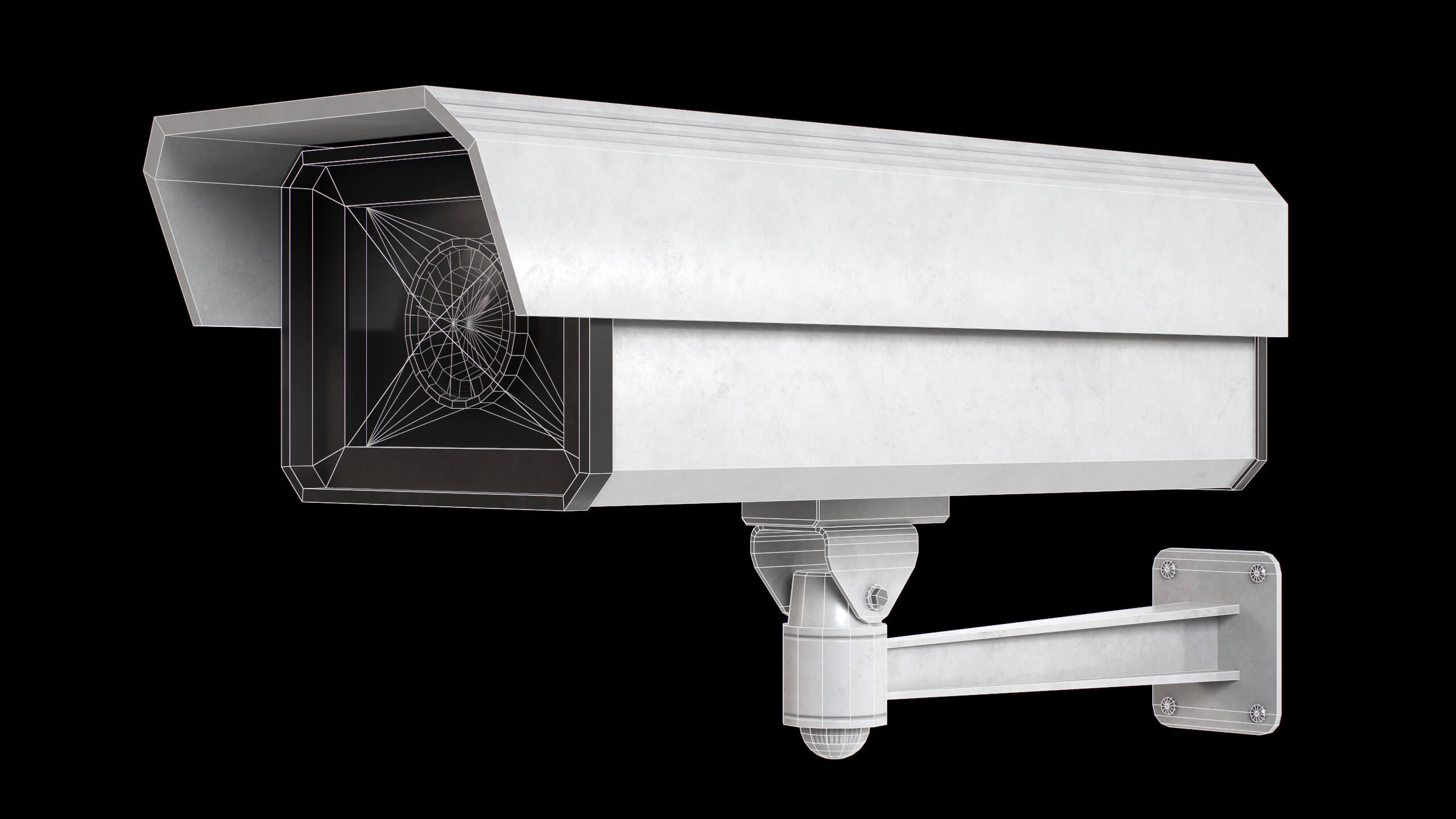 Set of 2 CCTV Cameras - 3D Model by iQuon