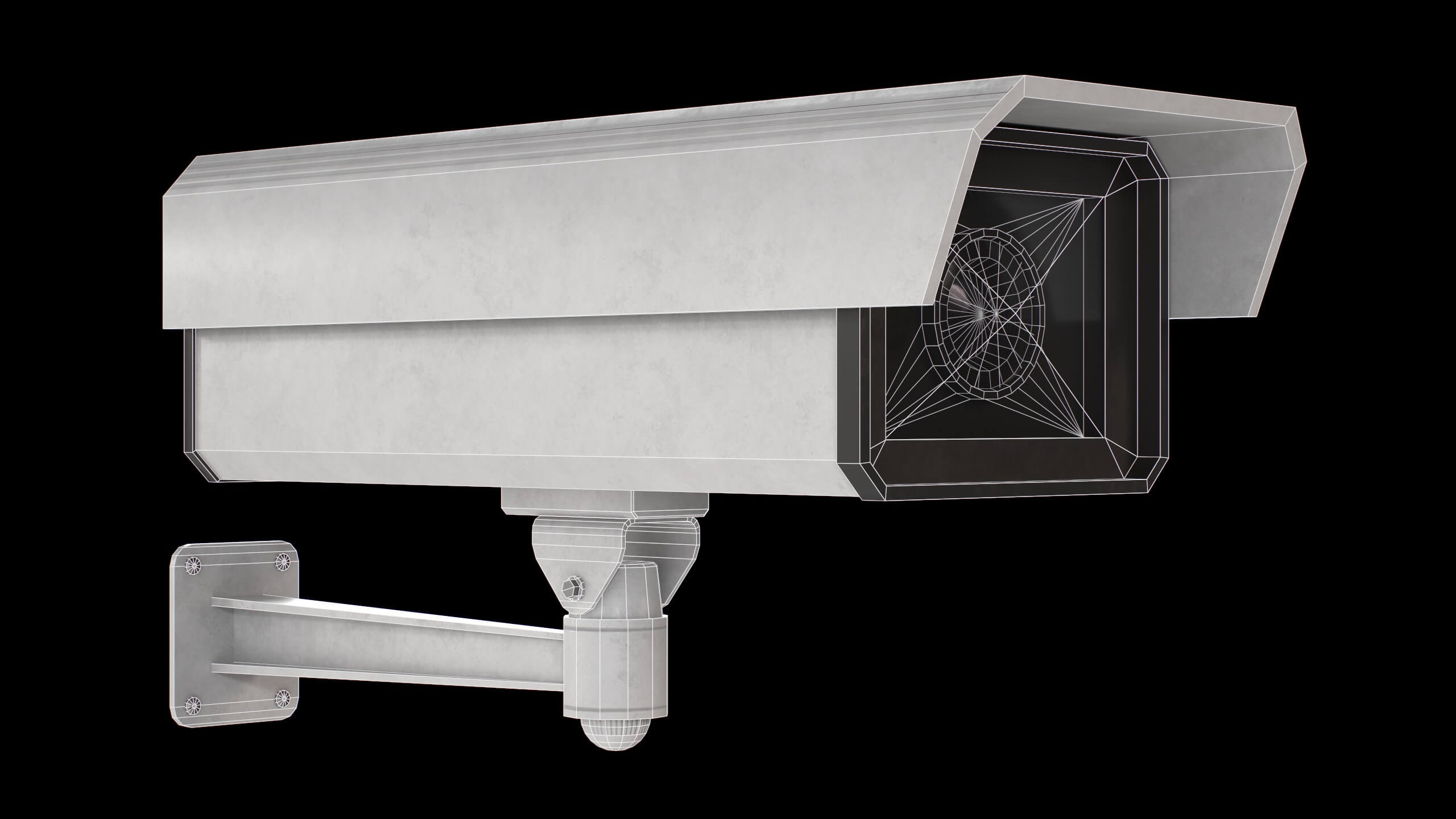 Set of 2 CCTV Cameras - 3D Model by iQuon