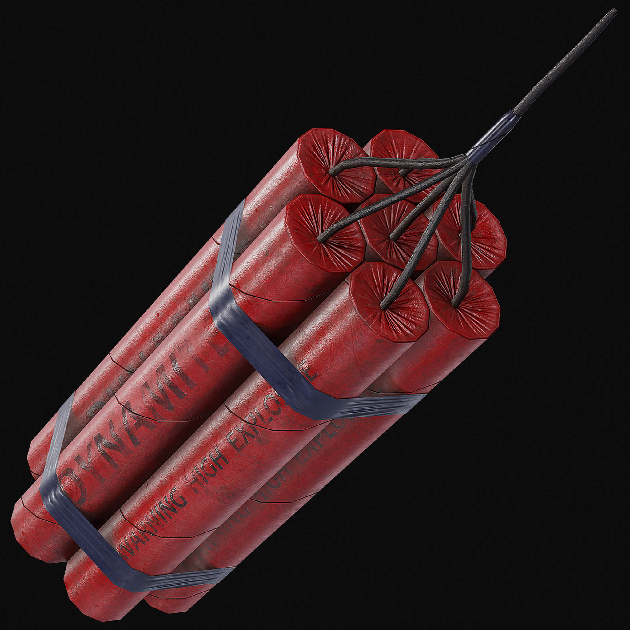 Set of 2 Mining Dynamites - 3D Model by iQuon