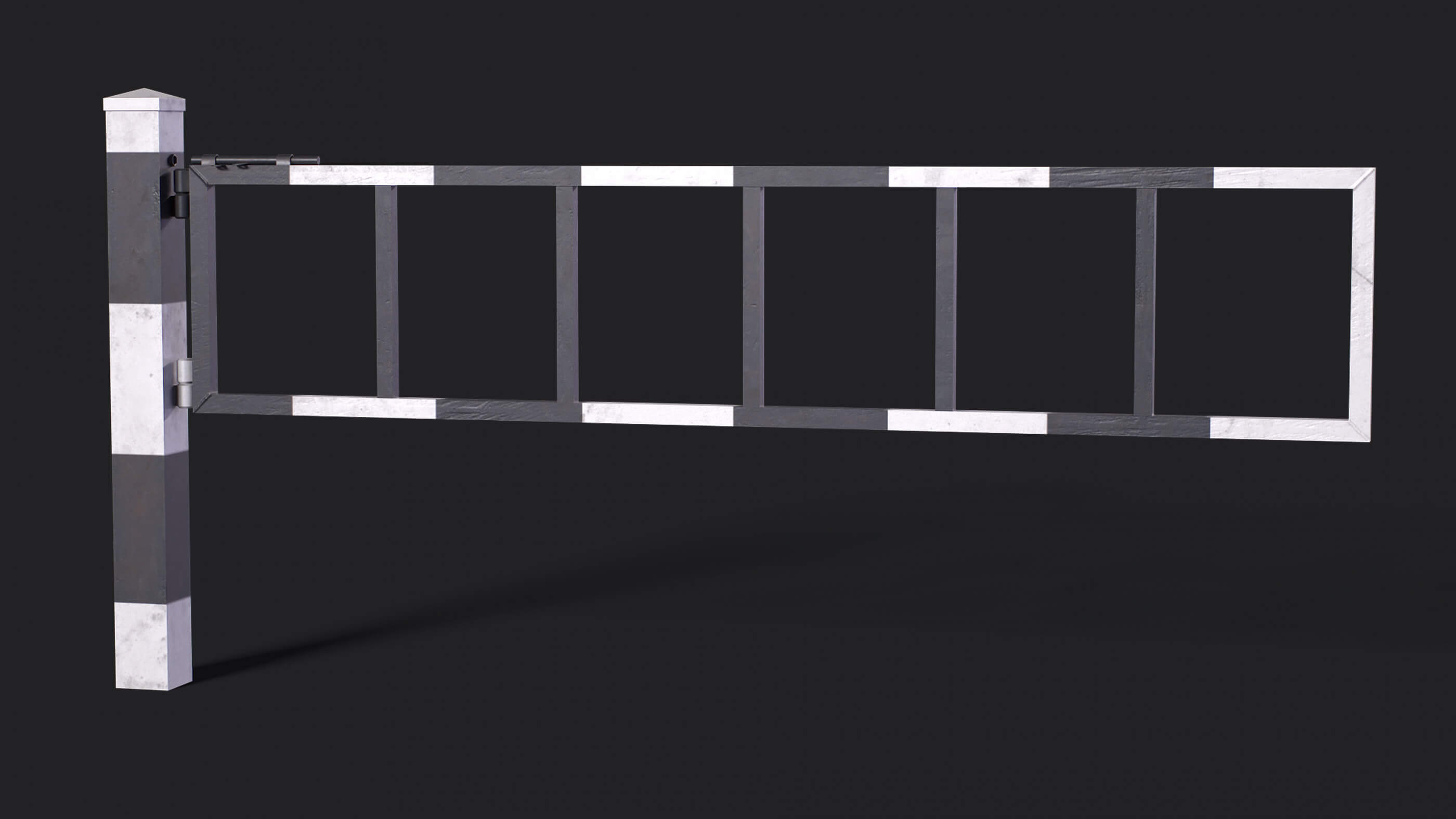 Set of 5 Barriers - 3D Model by iQuon