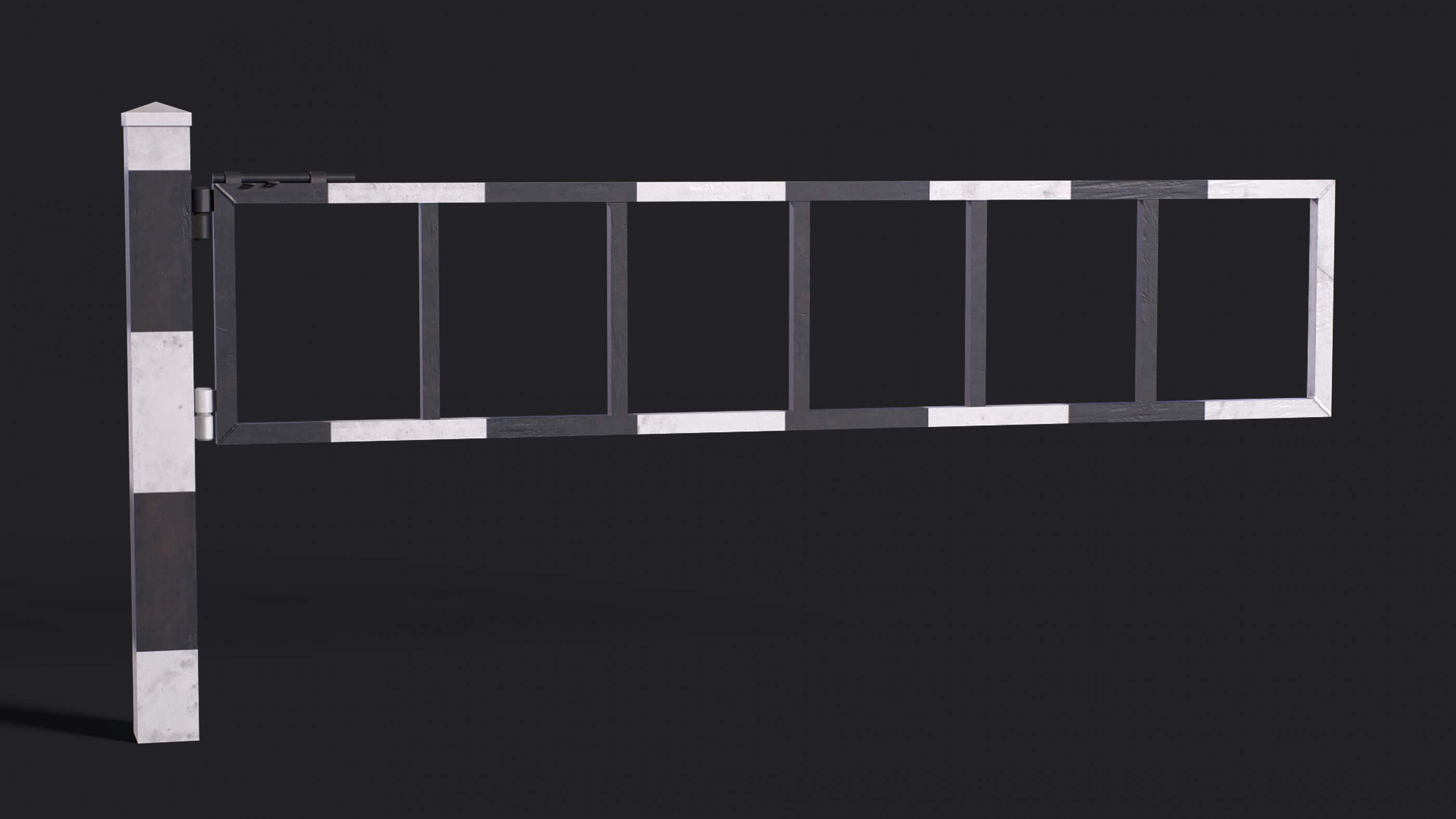 Set of 5 Barriers - 3D Model by iQuon