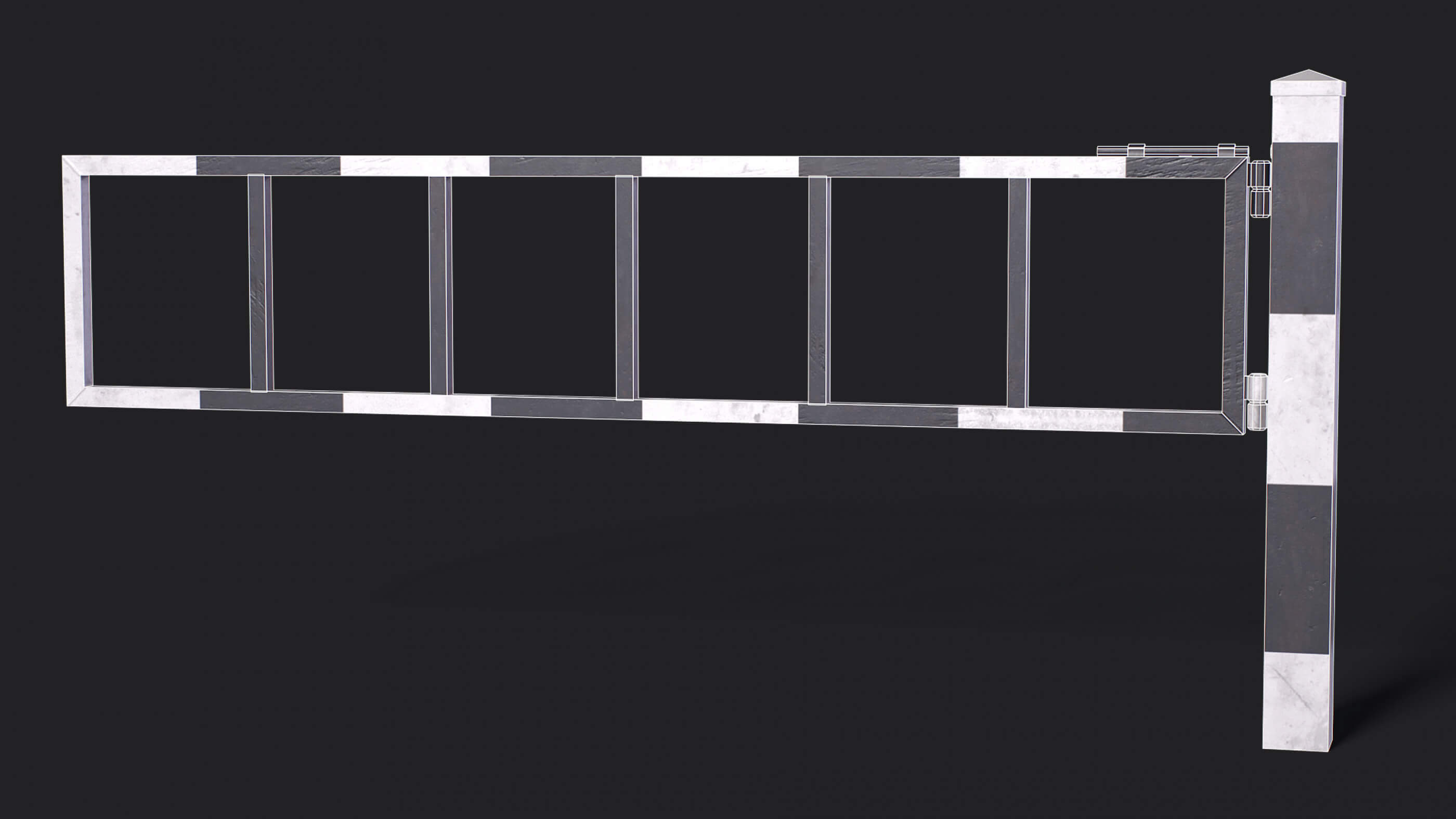 Set of 5 Barriers - 3D Model by iQuon