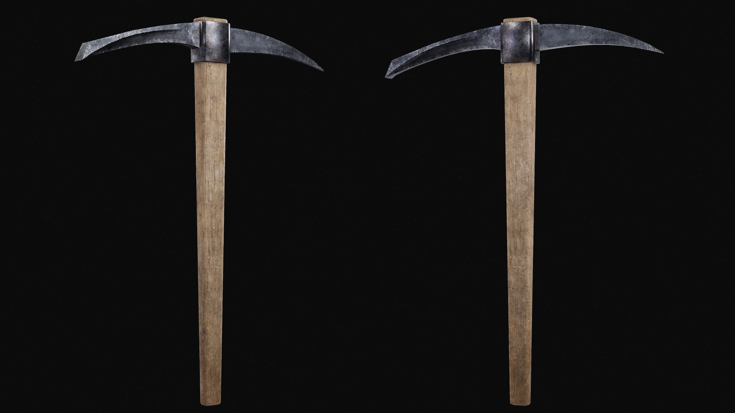 Set of 5 Mining Tools - 3D Model by iQuon