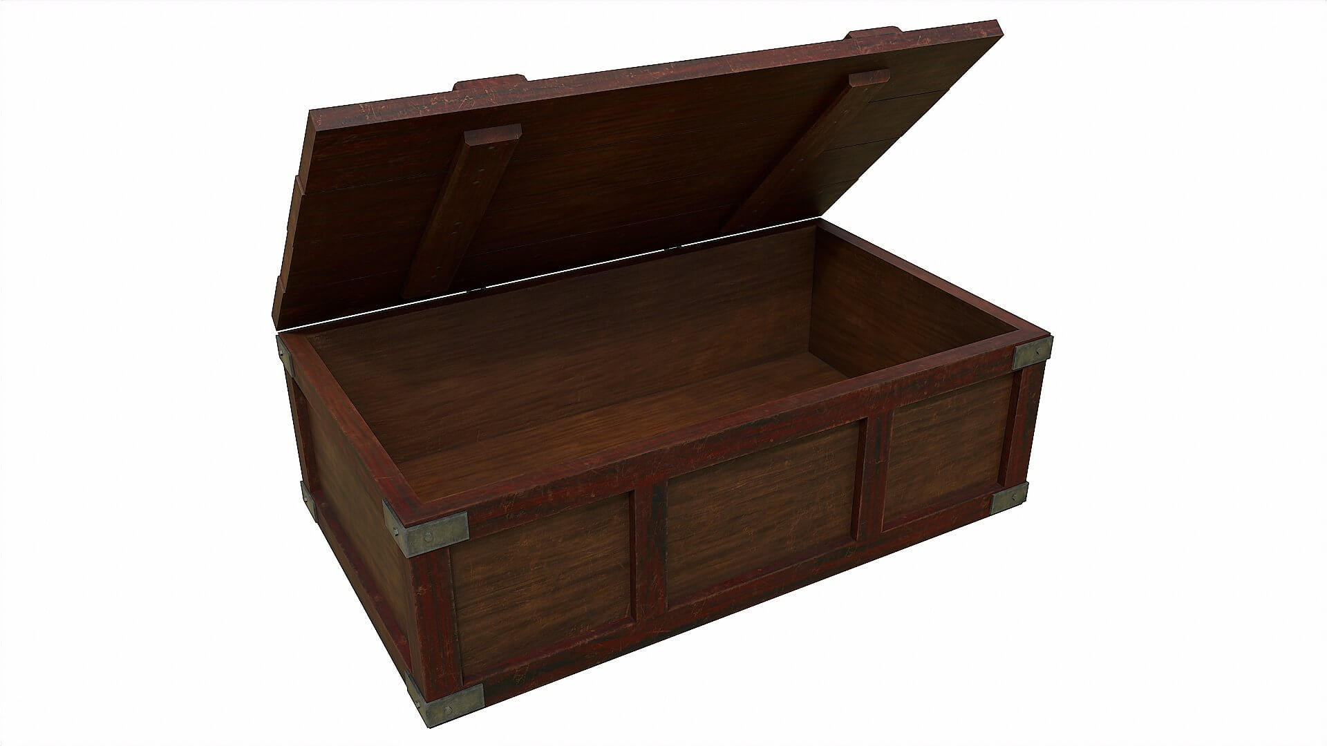 Set of 6 Medieval Wooden Chests and Crates - 3D Model by iQuon