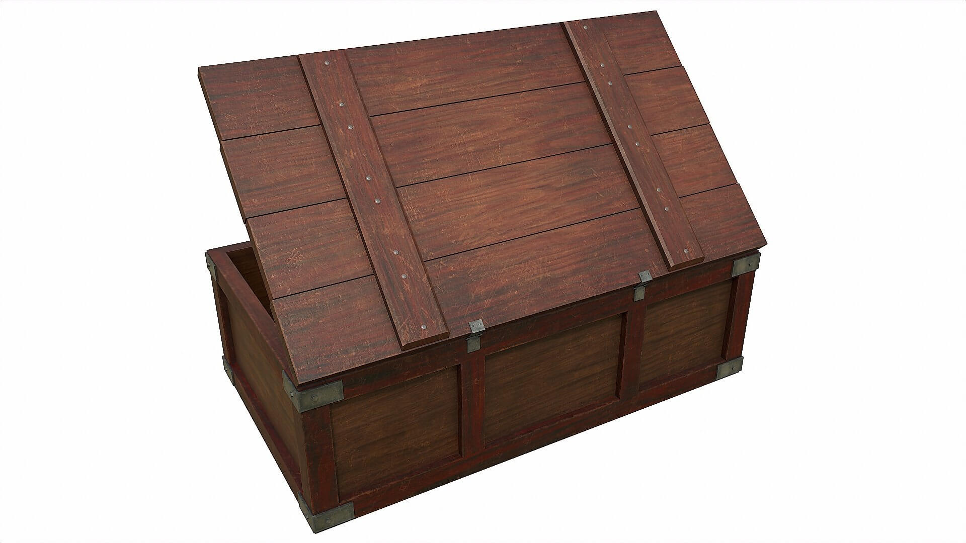 Set of 6 Medieval Wooden Chests and Crates - 3D Model by iQuon