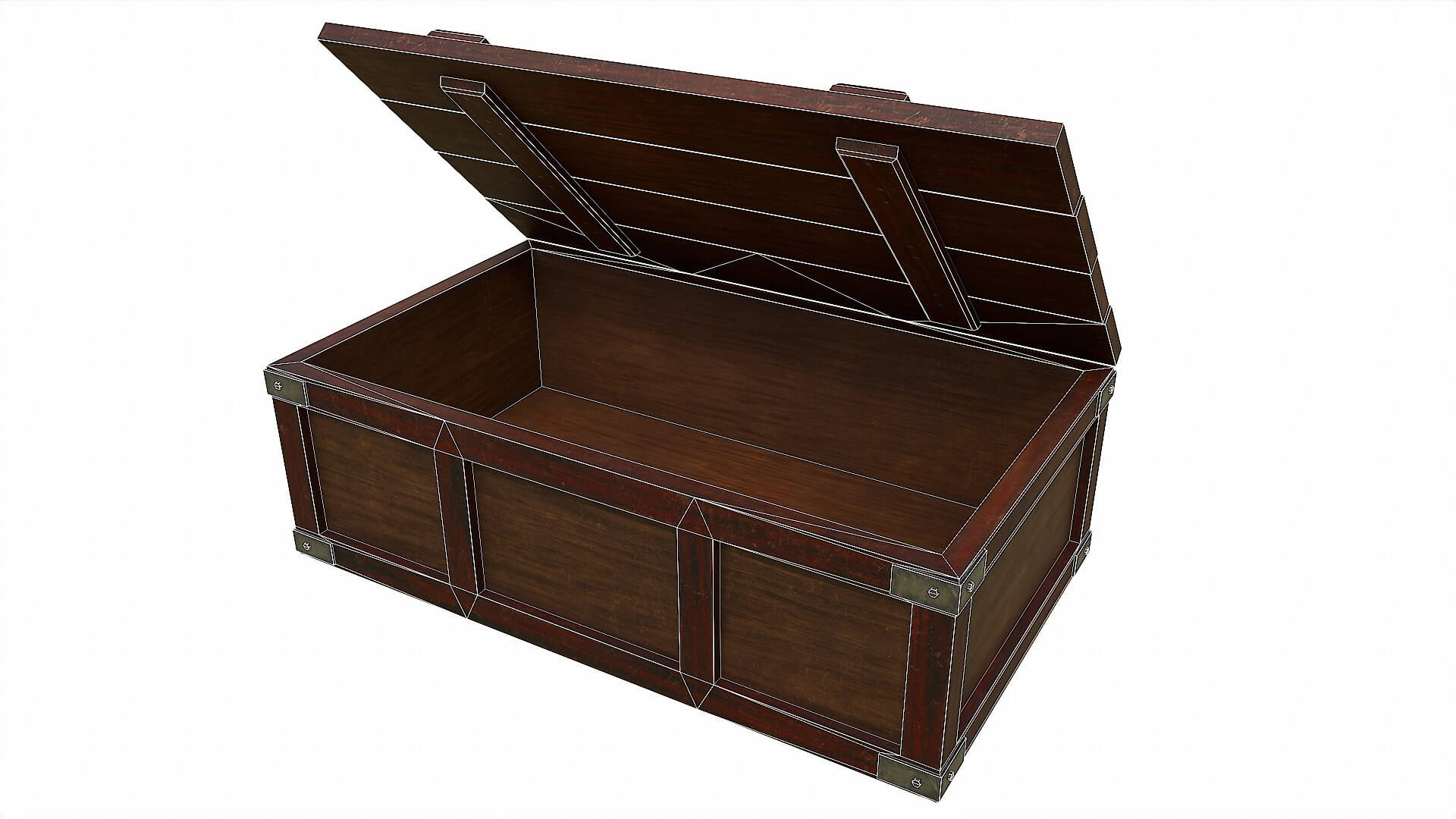 Set of 6 Medieval Wooden Chests and Crates - 3D Model by iQuon