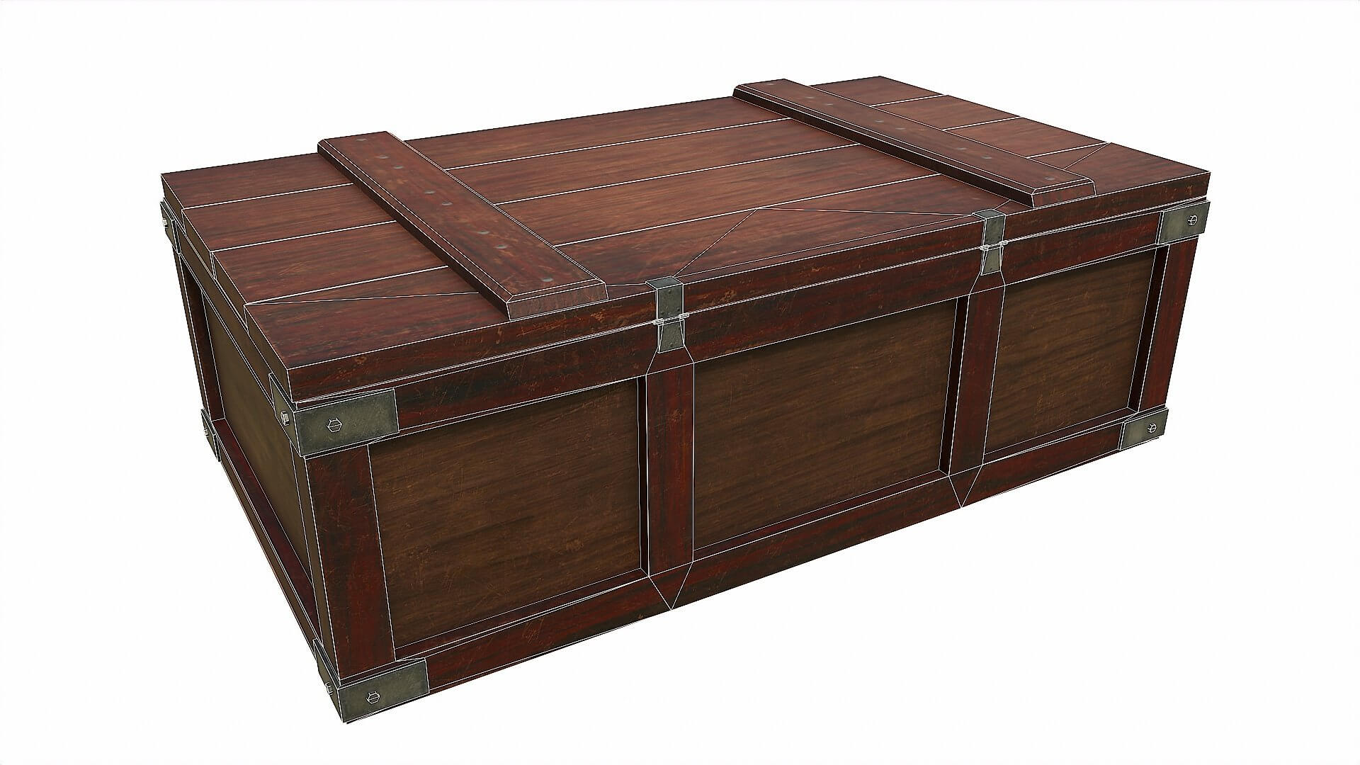 Set of 6 Medieval Wooden Chests and Crates - 3D Model by iQuon
