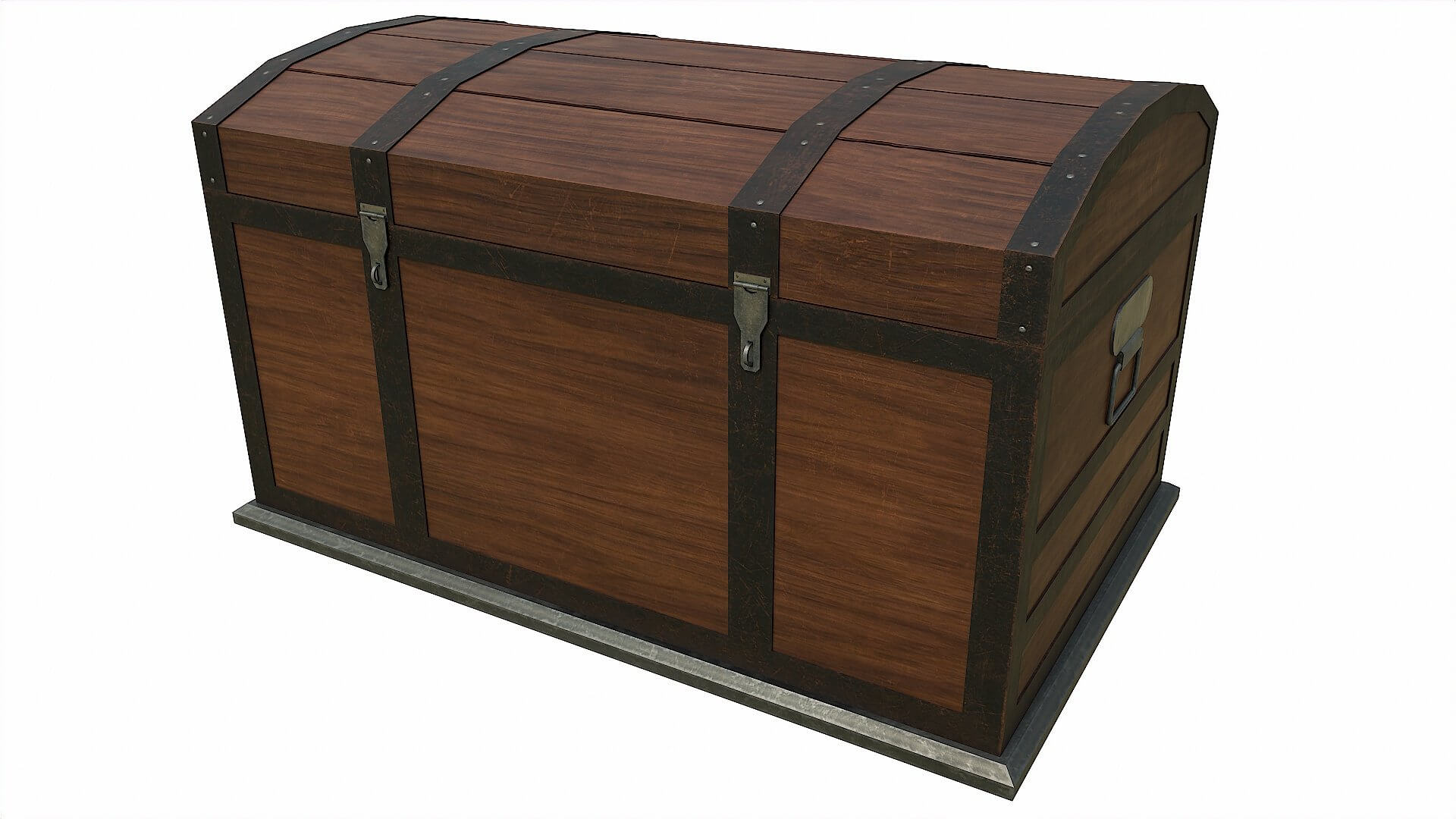 Set of 6 Medieval Wooden Chests and Crates - 3D Model by iQuon