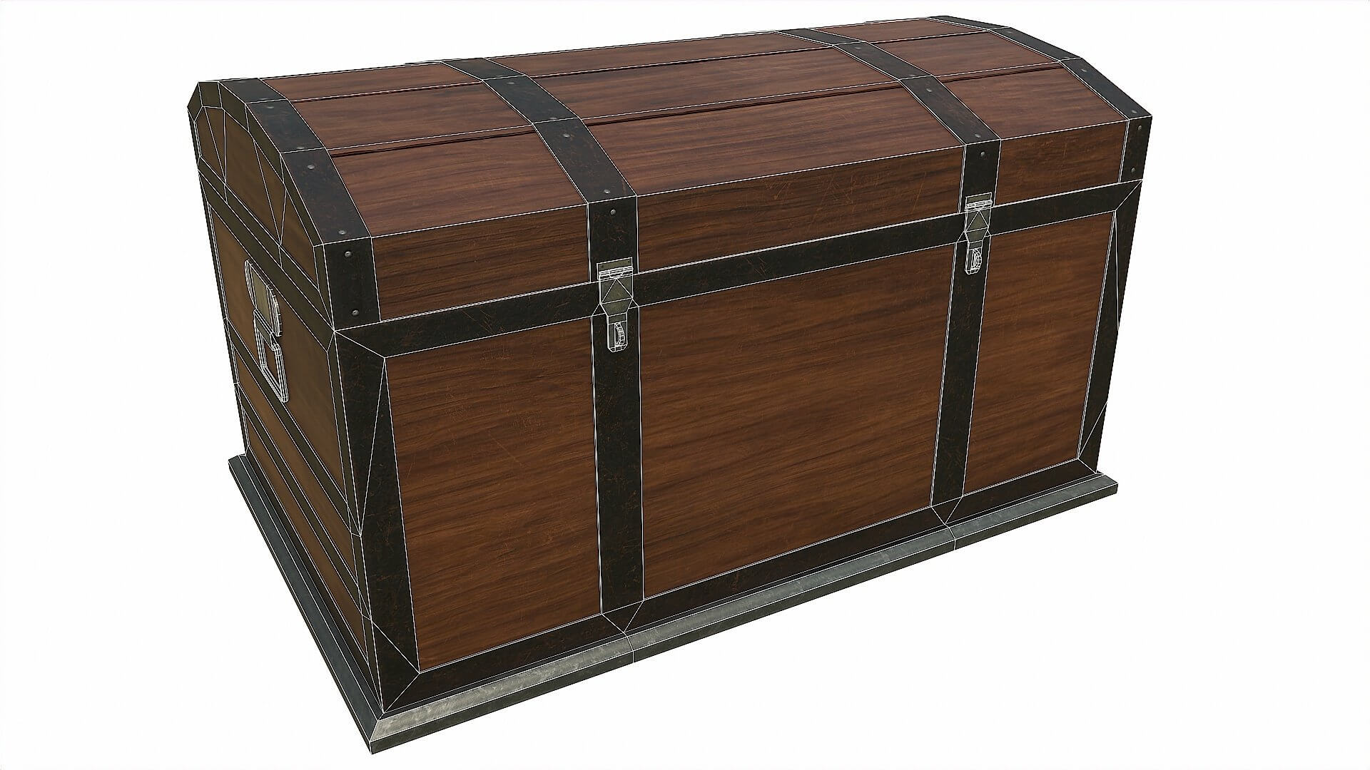 Set of 6 Medieval Wooden Chests and Crates - 3D Model by iQuon