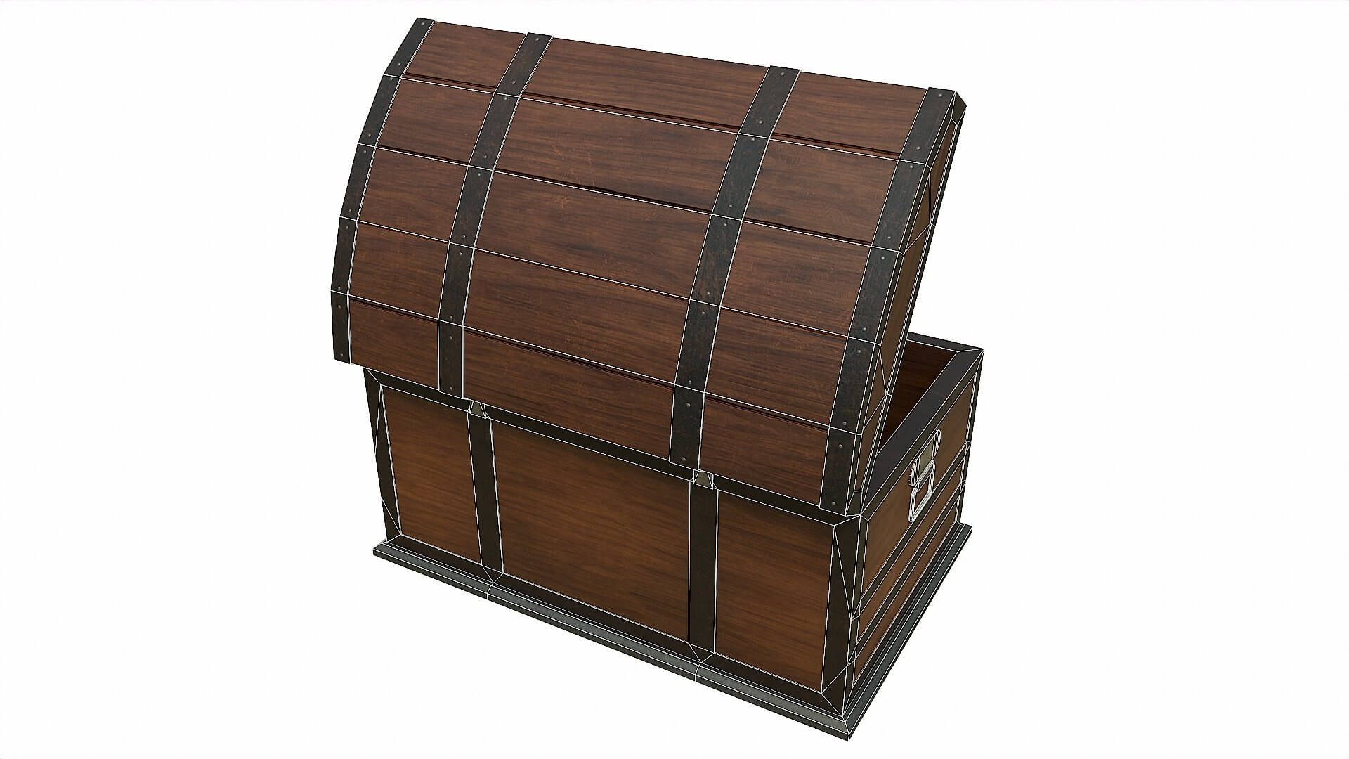 Set of 6 Medieval Wooden Chests and Crates - 3D Model by iQuon