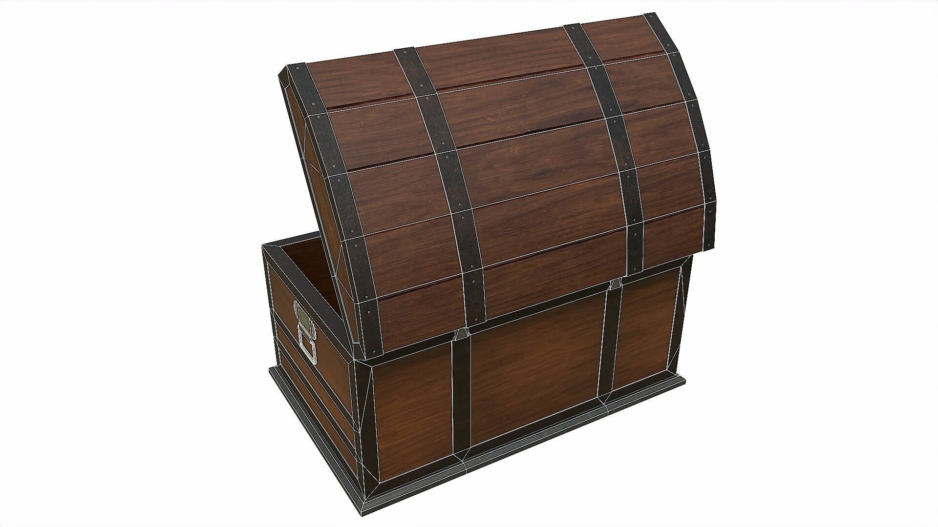 Set of 6 Medieval Wooden Chests and Crates - 3D Model by iQuon