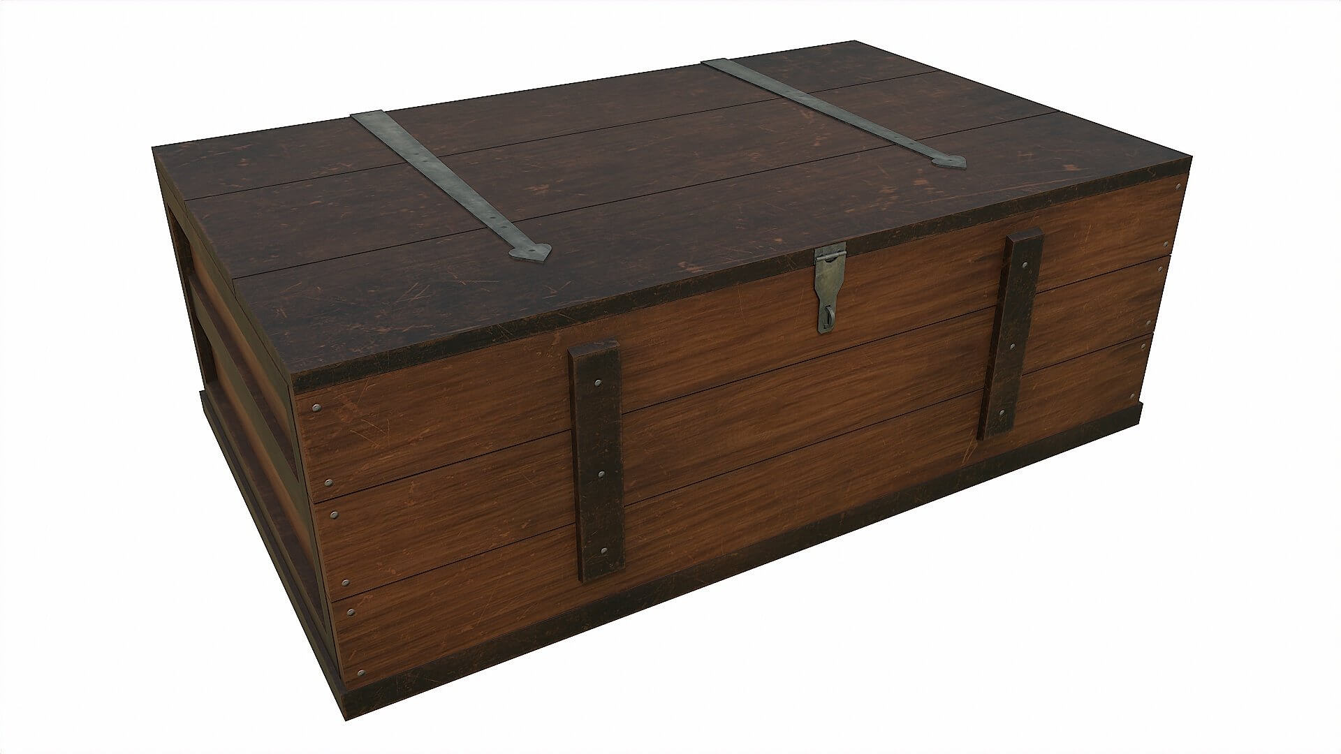 Set of 6 Medieval Wooden Chests and Crates - 3D Model by iQuon