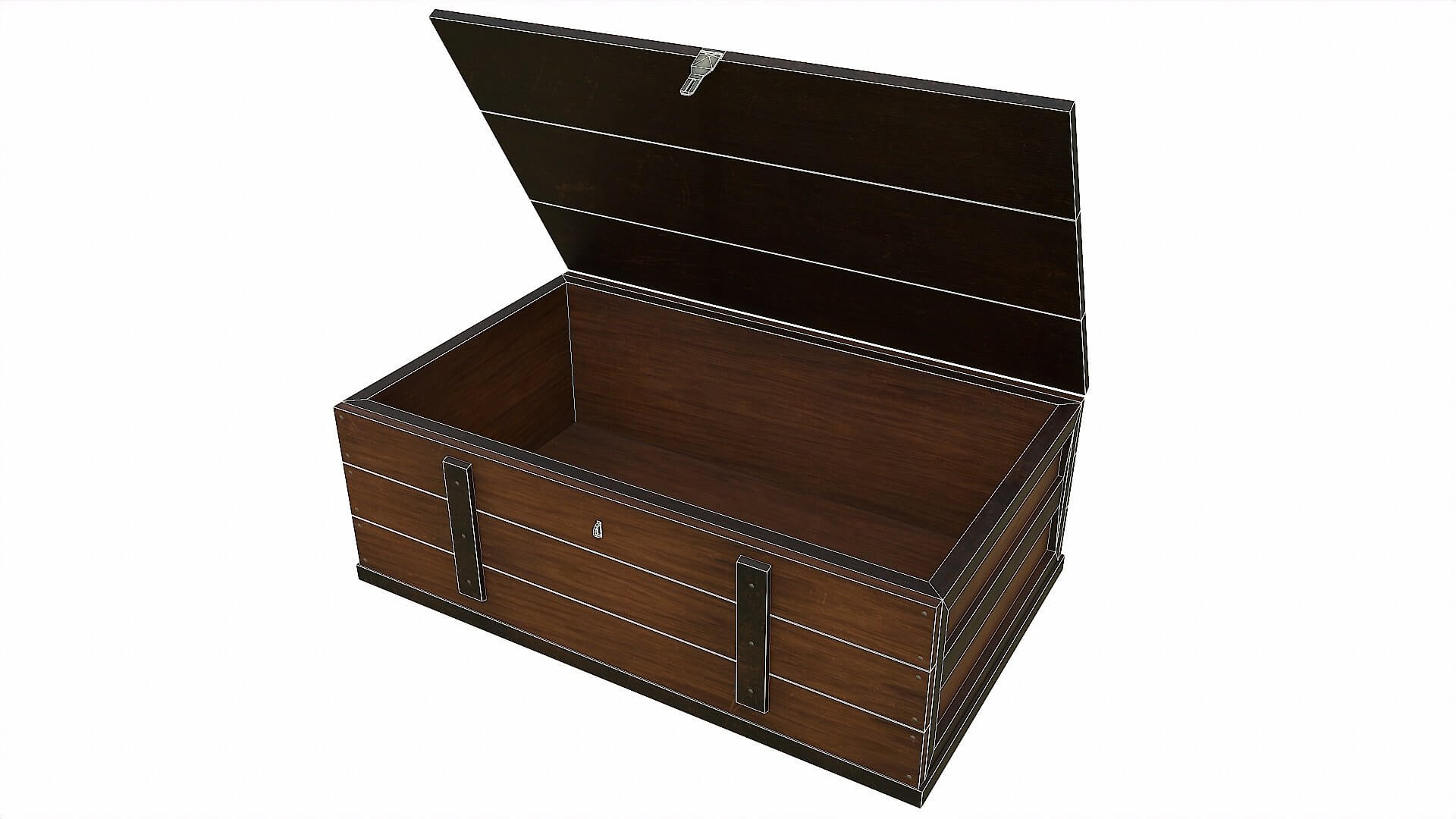 Set of 6 Medieval Wooden Chests and Crates - 3D Model by iQuon