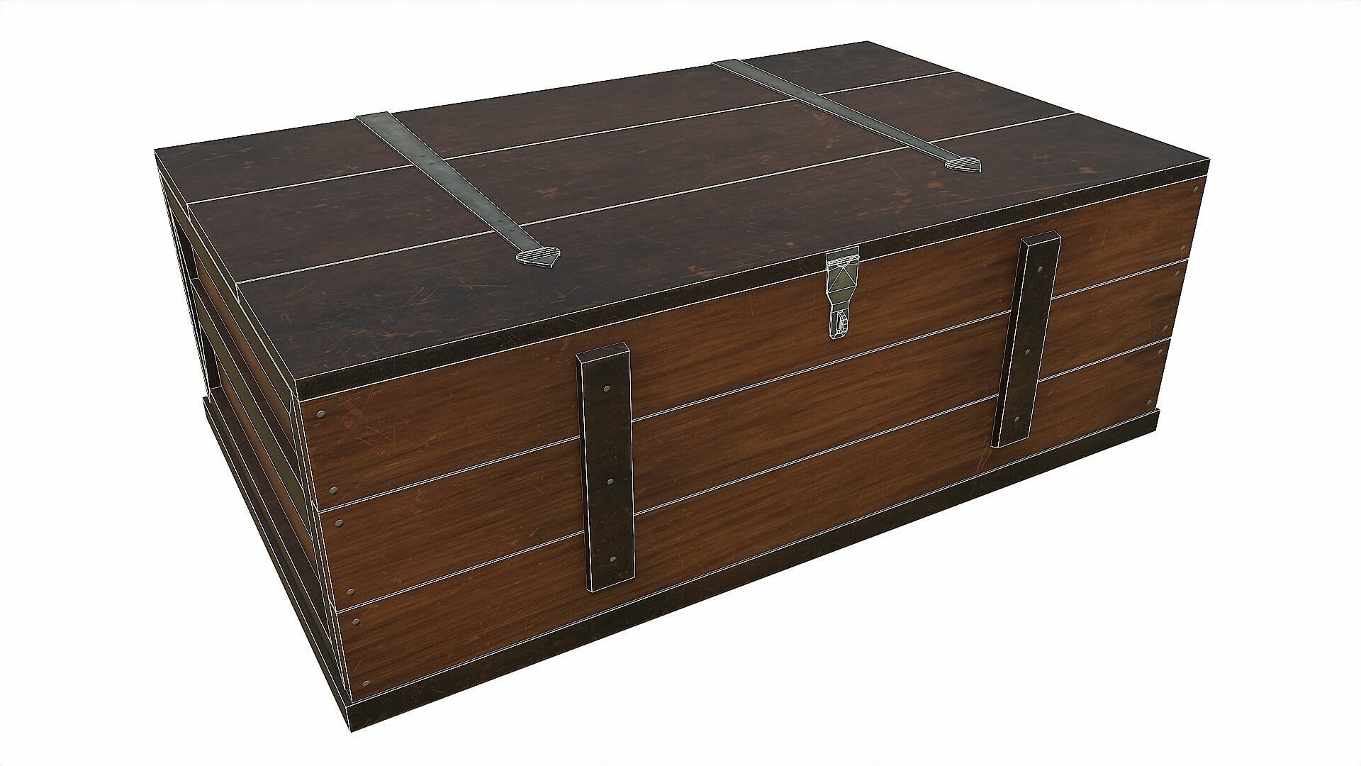 Set of 6 Medieval Wooden Chests and Crates - 3D Model by iQuon