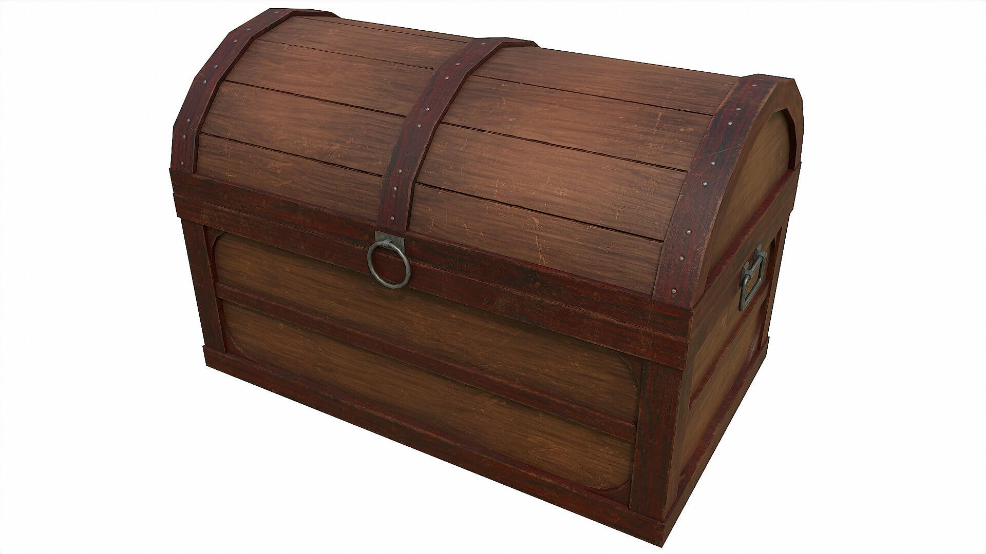 Set of 6 Medieval Wooden Chests and Crates - 3D Model by iQuon