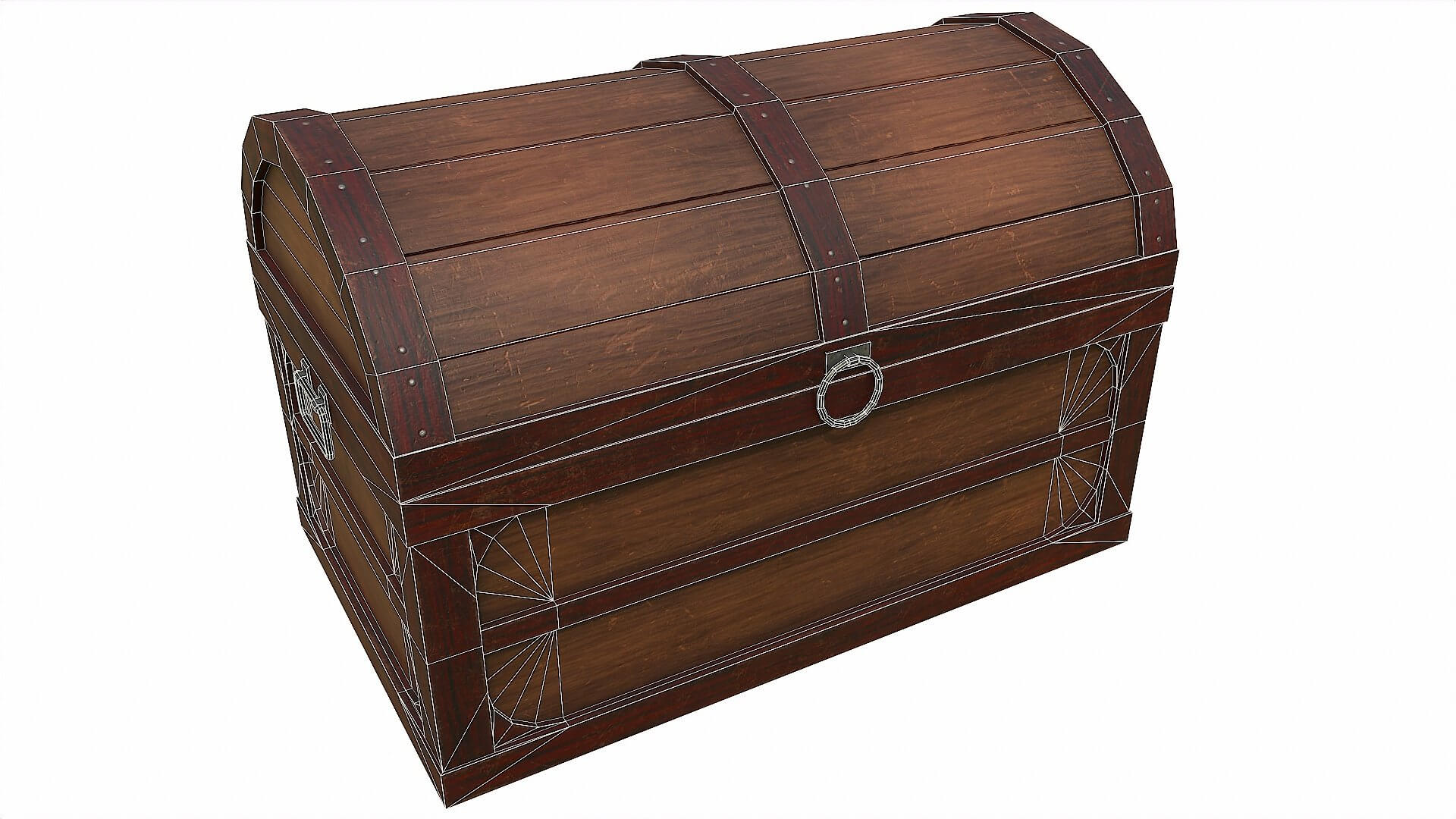Set of 6 Medieval Wooden Chests and Crates - 3D Model by iQuon
