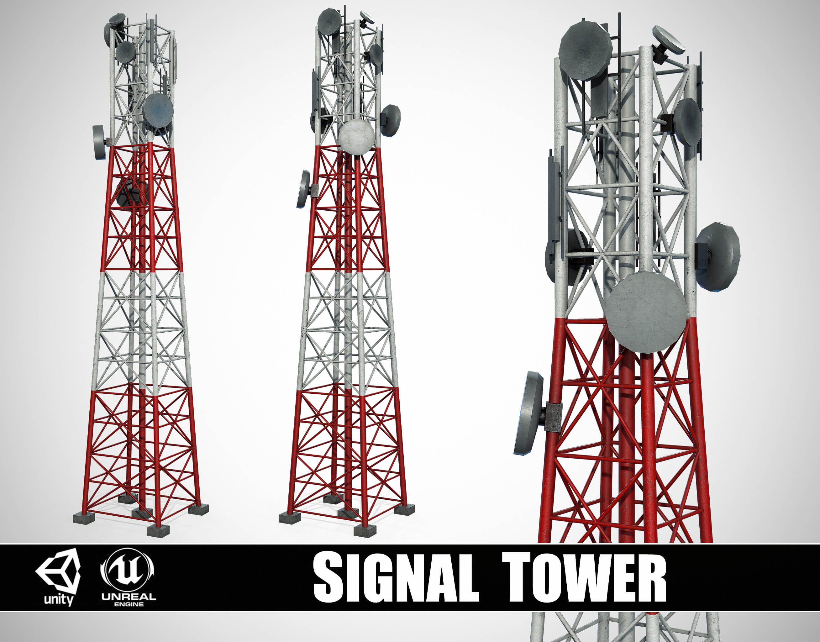Signal Tower - 3D Model by iQuon
