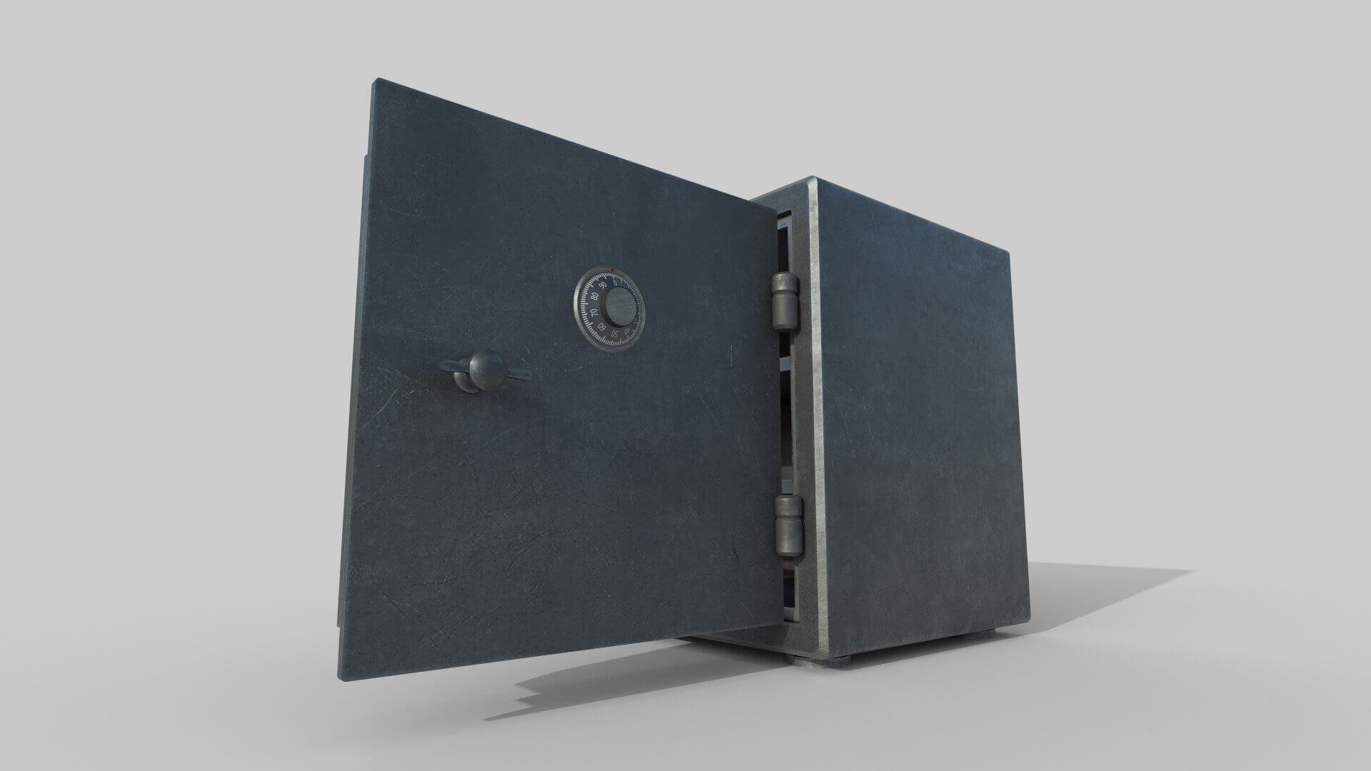 Small Safe Box Locker - Free 3D Model by iQuon