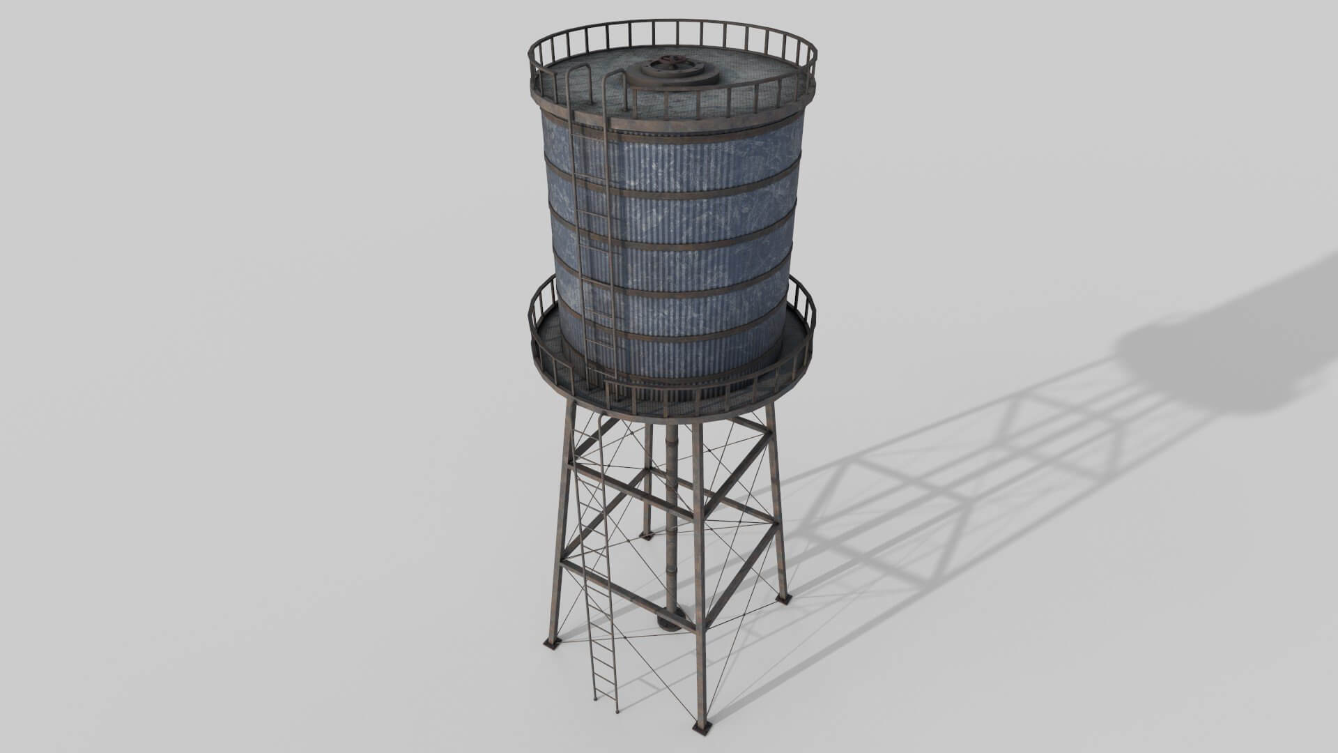 Water Tower - 3D Model by iQuon