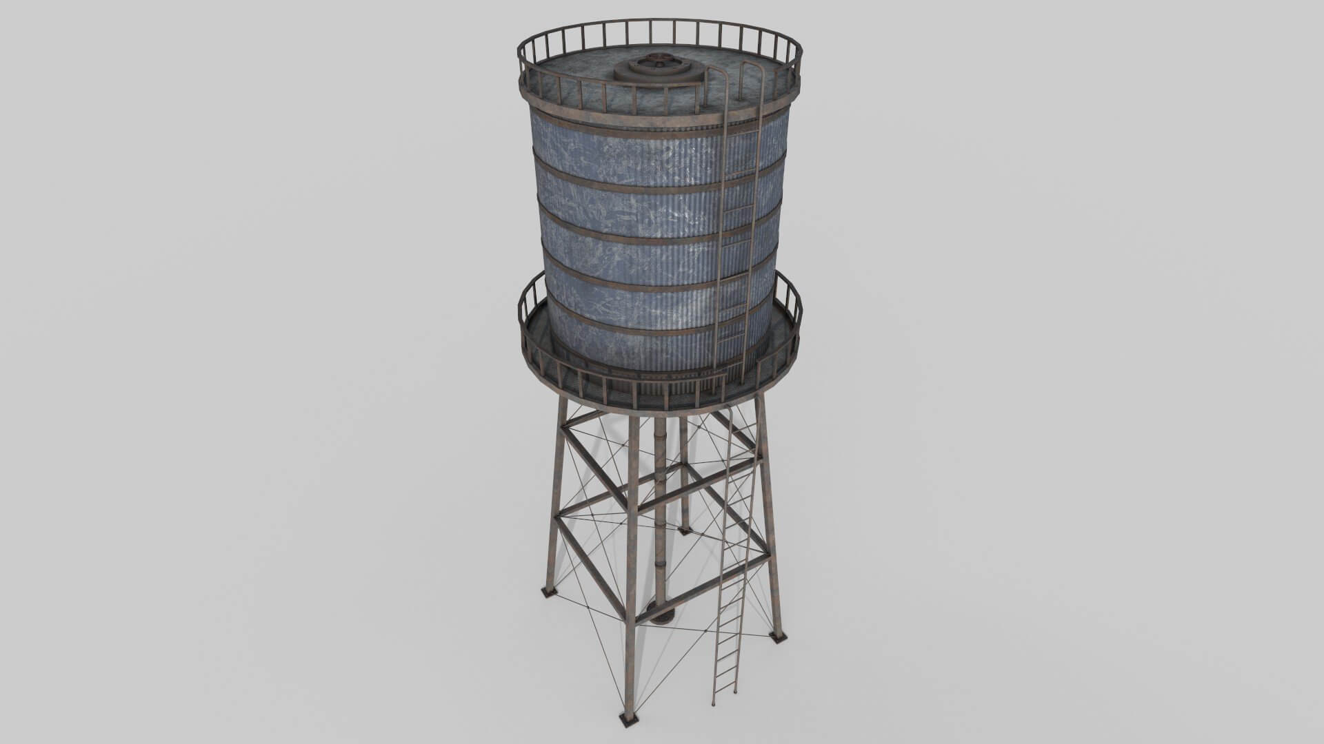 Water Tower - 3D Model by iQuon