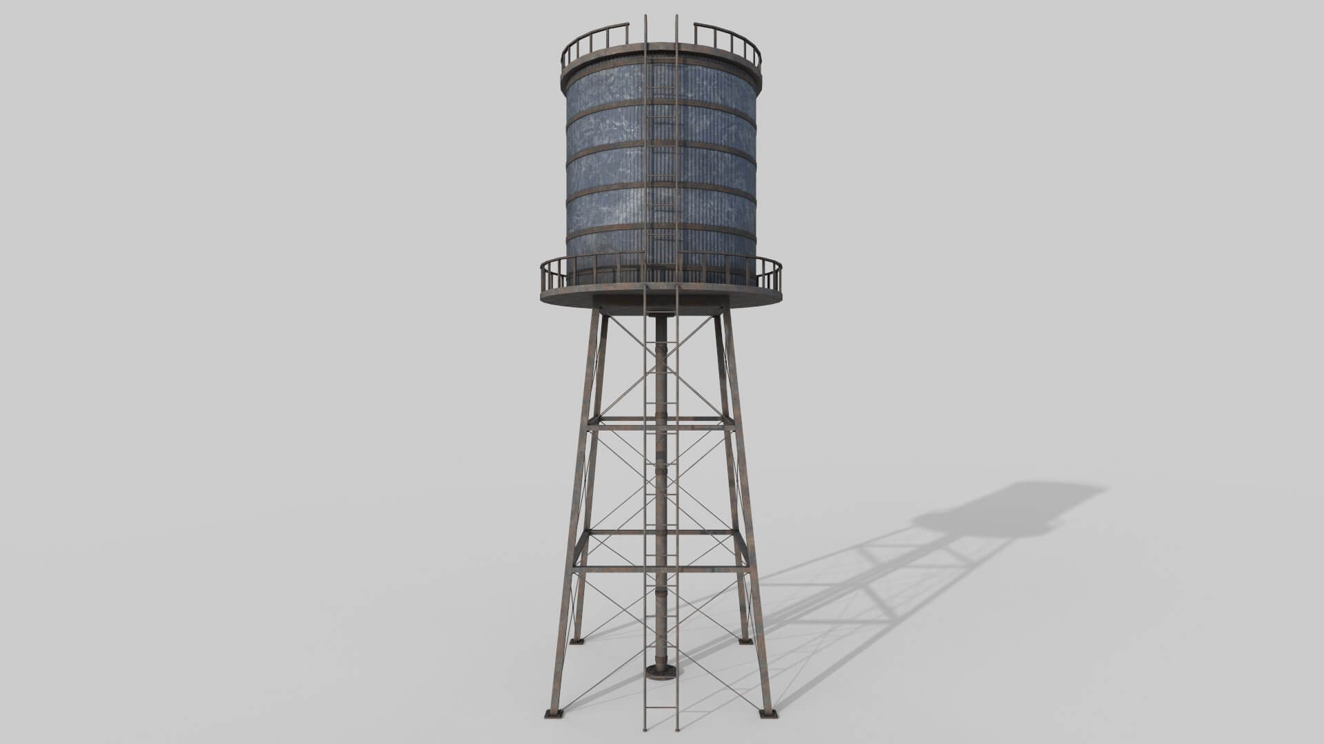 Water Tower - 3D Model by iQuon