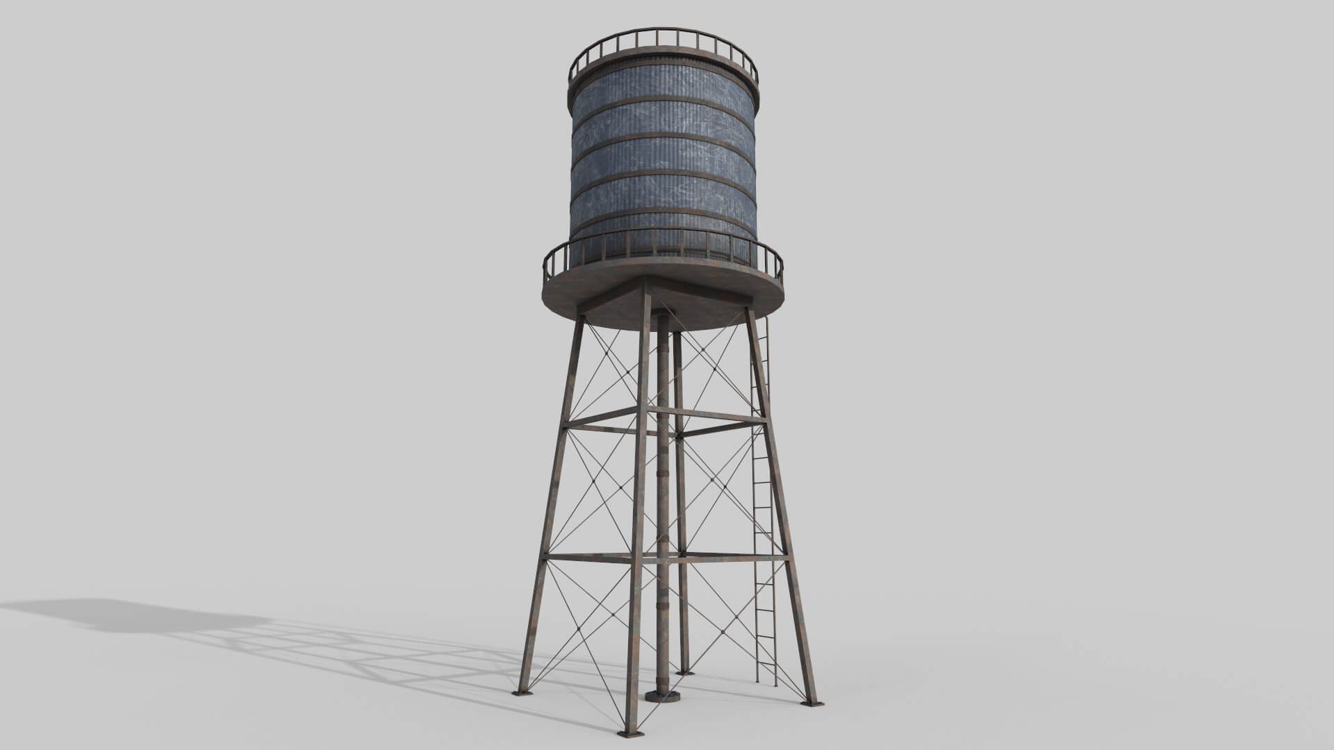 Water Tower - 3D Model by iQuon