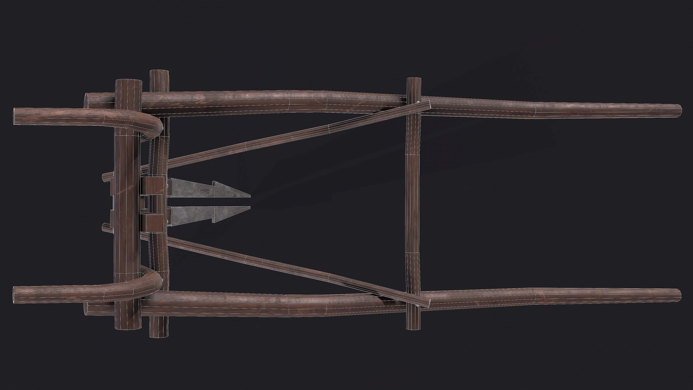 Western Wooden Plow - 3D Model by iQuon