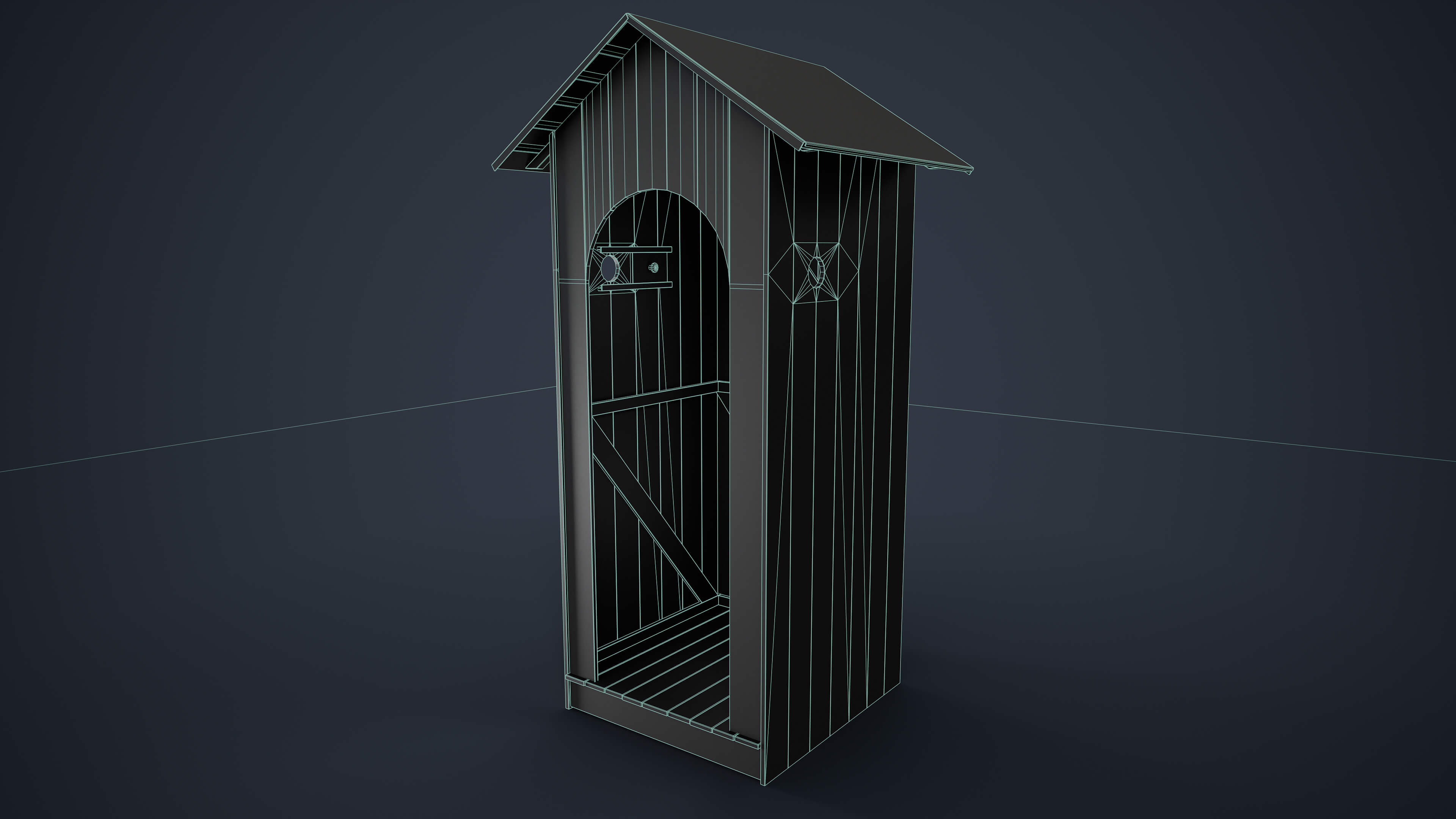 WW2 German Checkpoint Booth - 3D Model by iQuon