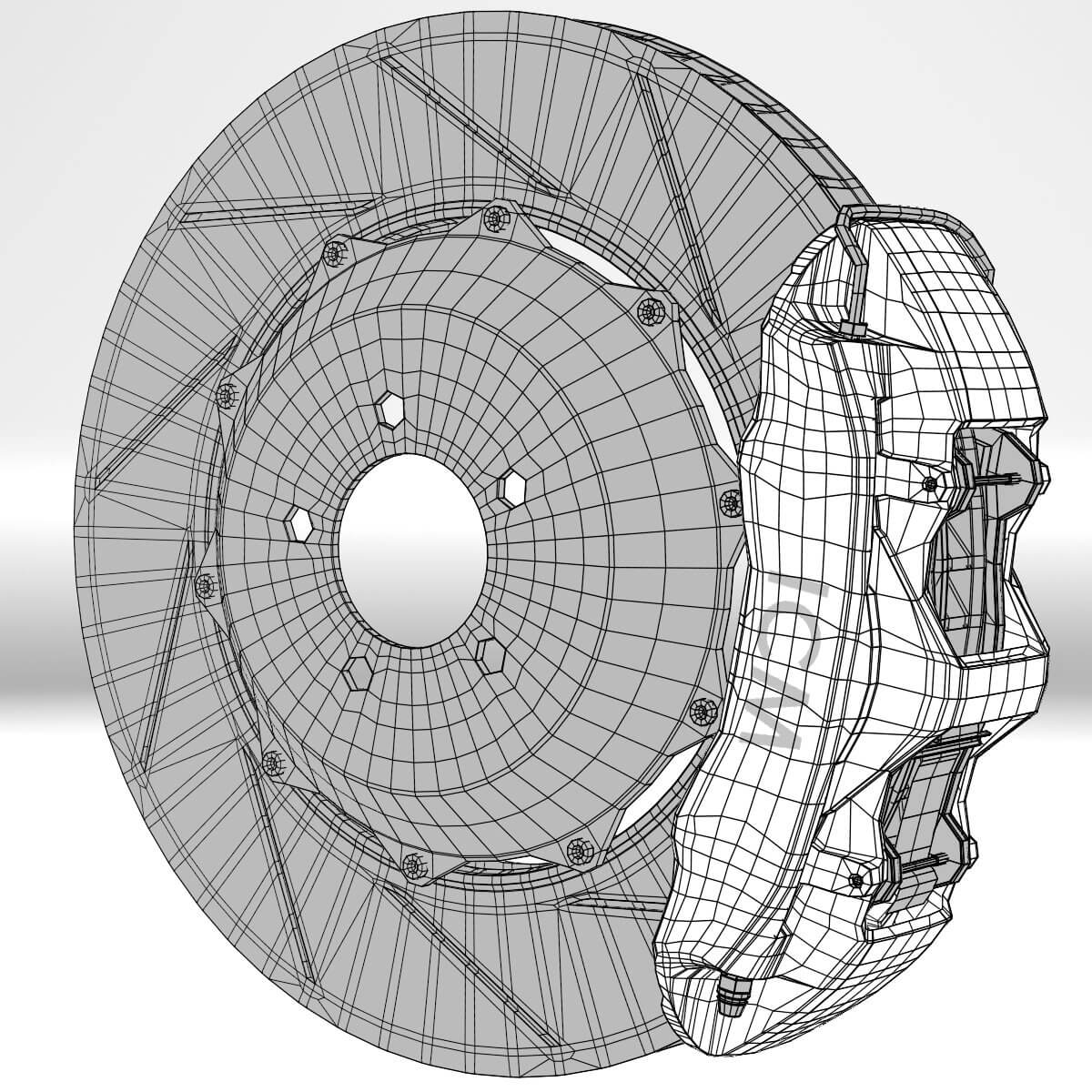 Brake Kit - 3D Model by ismetcam