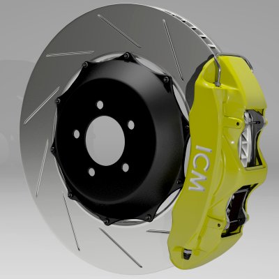 Brake Kit - 3D Model by ismetcam
