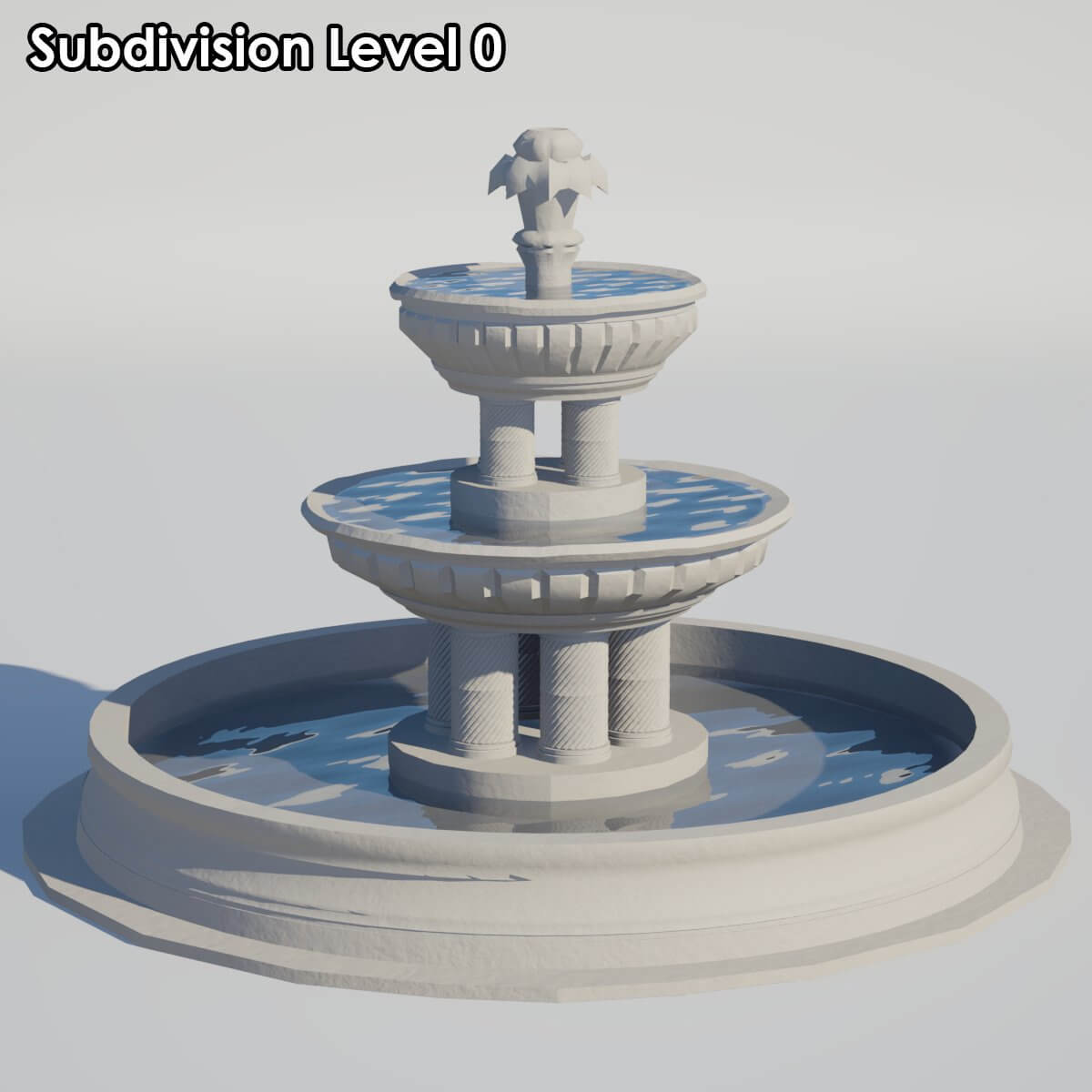 Fountain - 3D Model by ismetcam