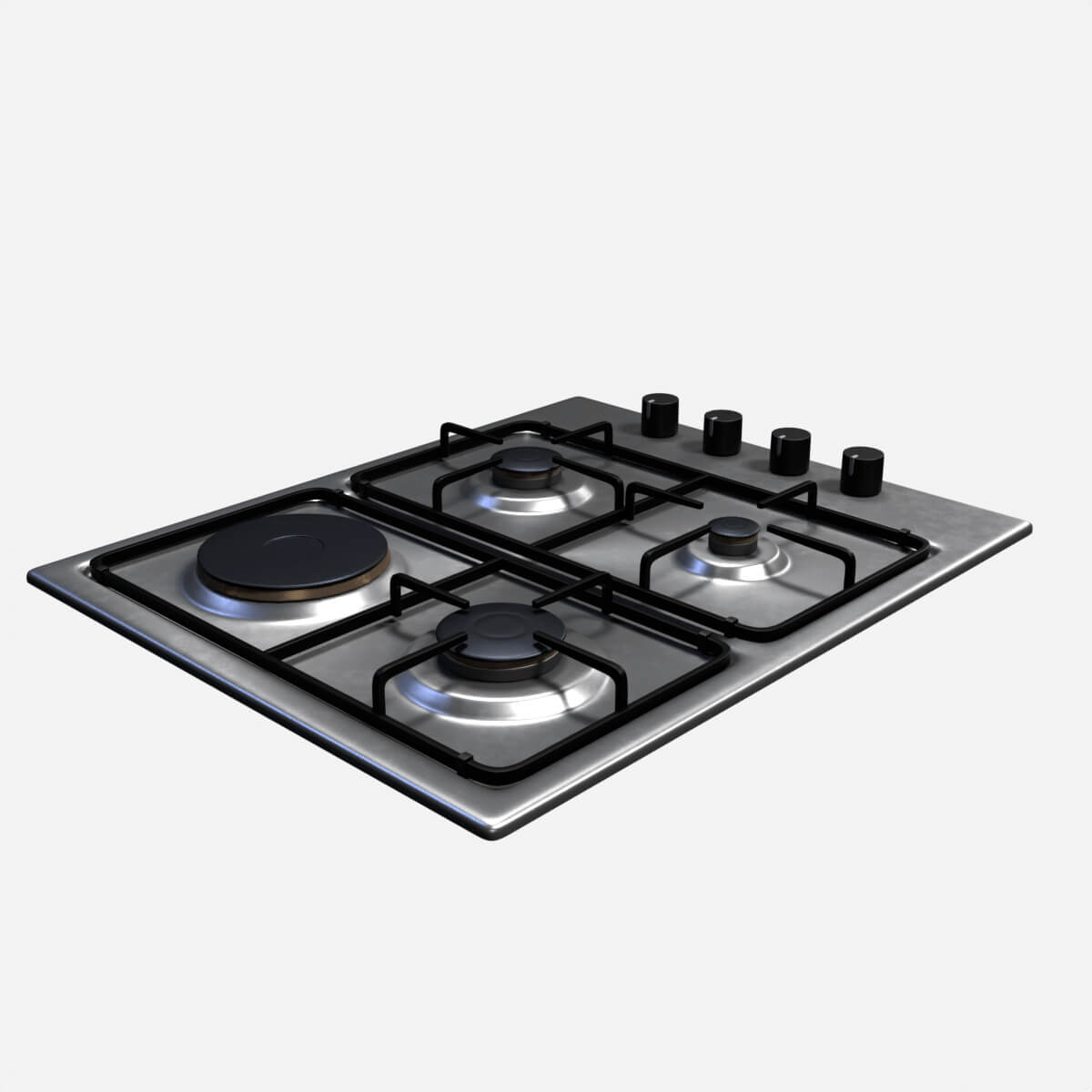 Gas Cooker Stove - 3D Model by ismetcam
