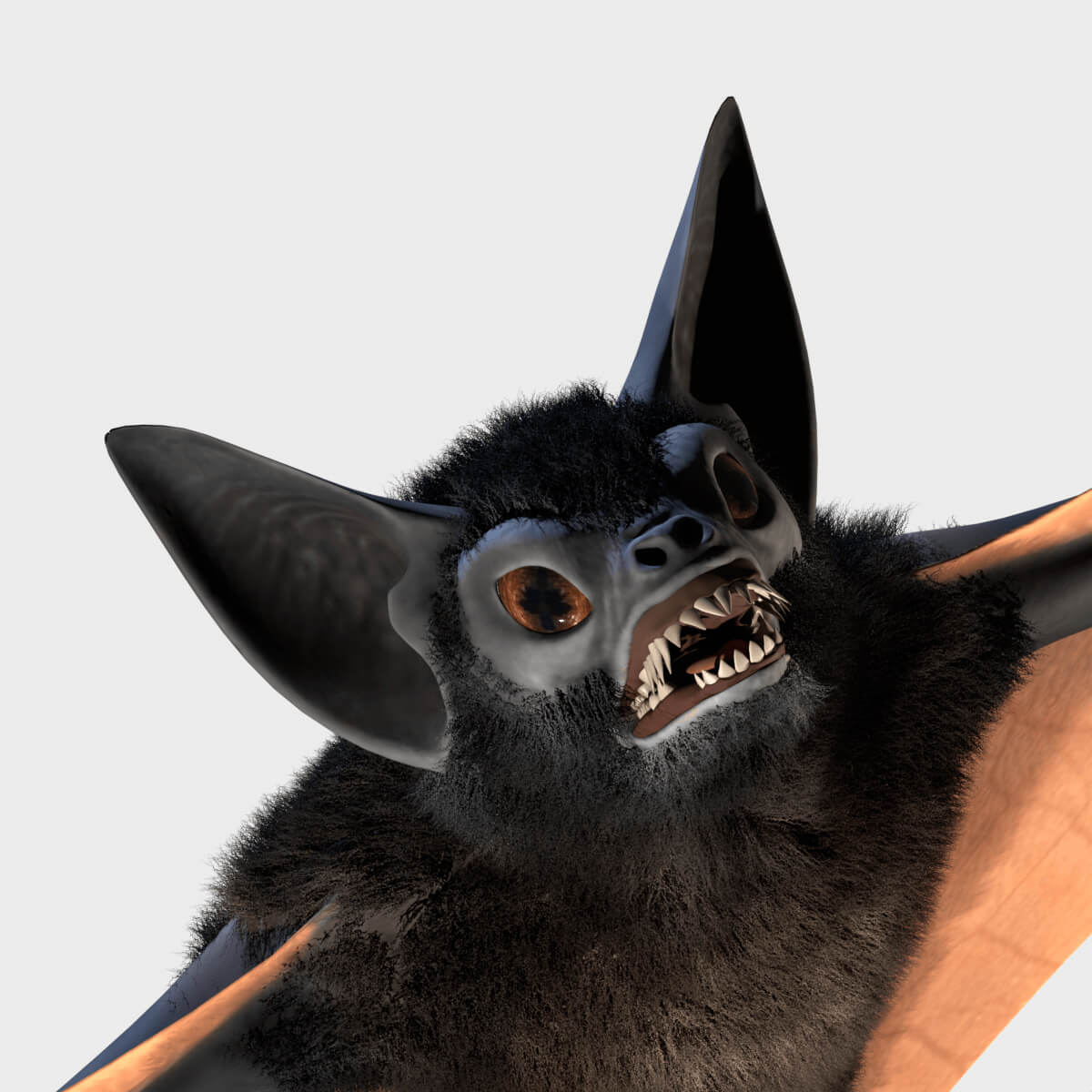 Giant Bat Creature - 3D Model by ismetcam