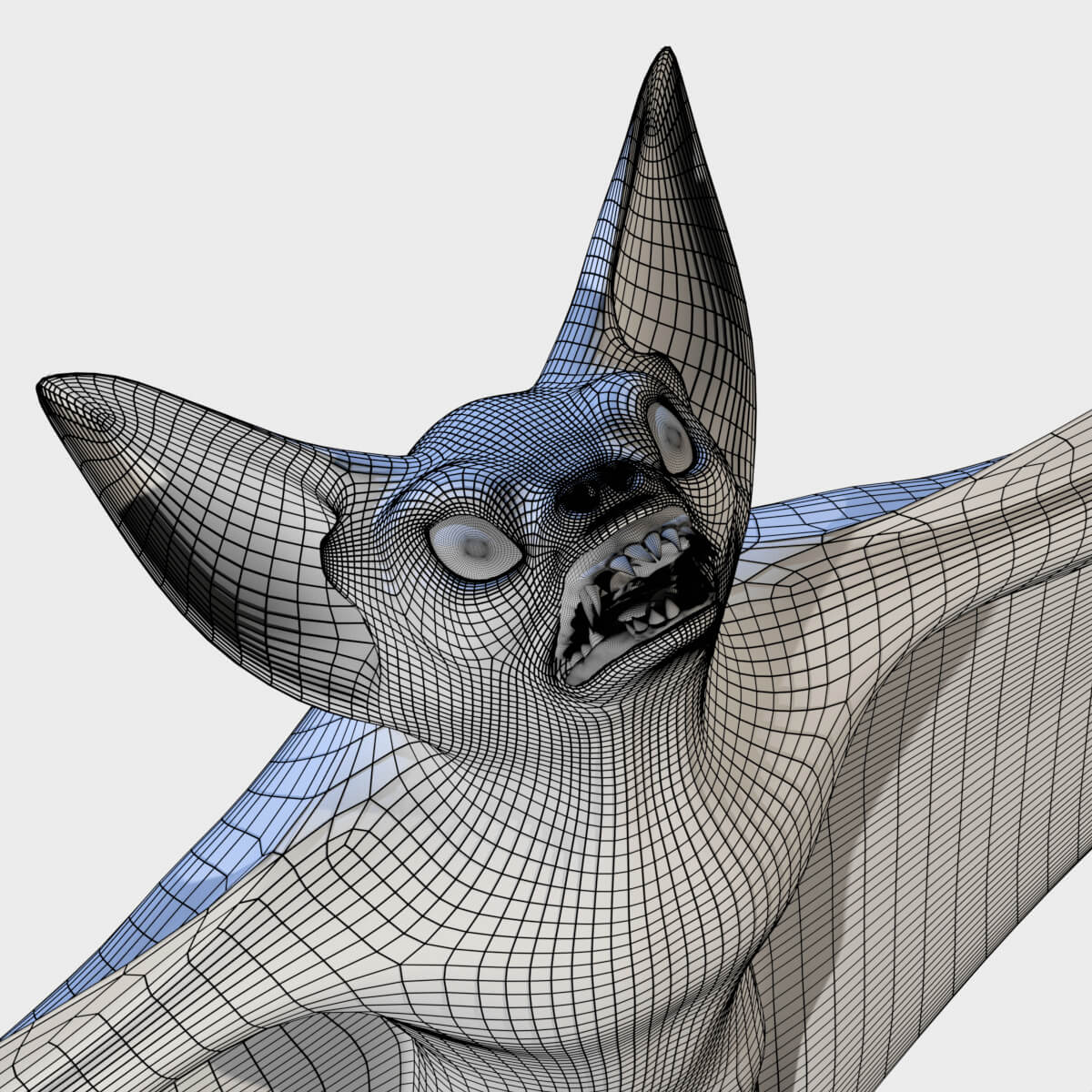 Giant Bat Creature - 3D Model by ismetcam