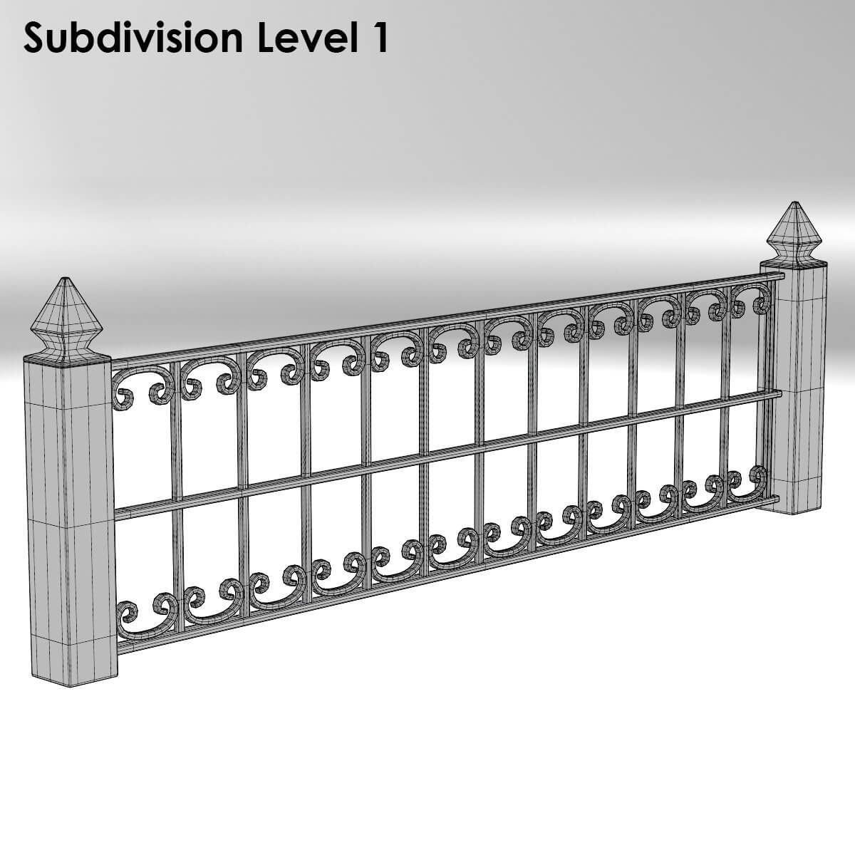 Railing - 3D Model by ismetcam