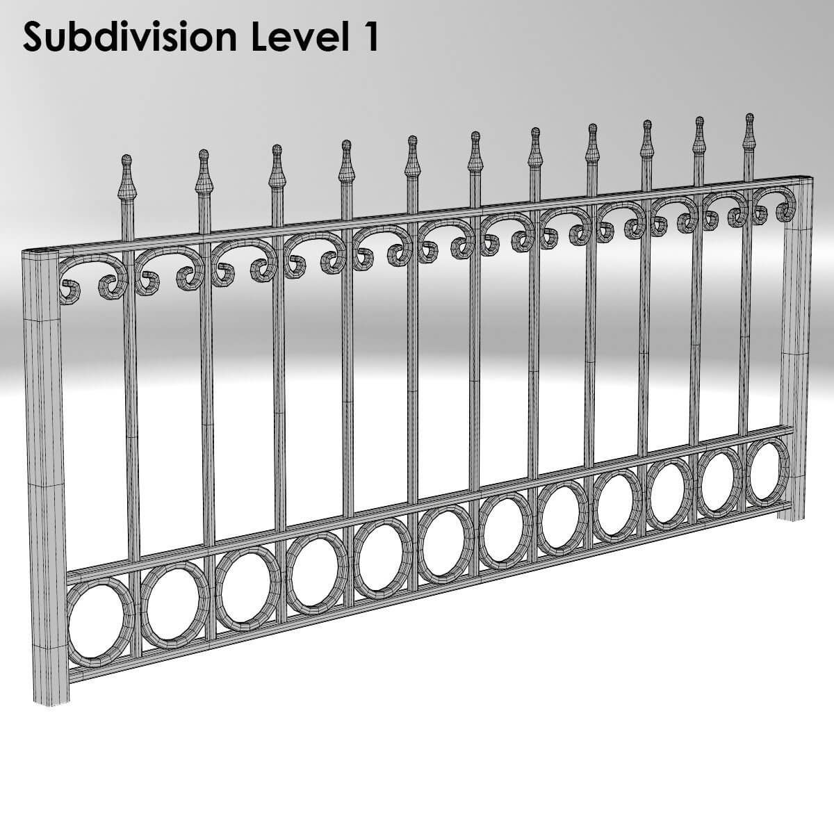 Railing - 3D Model by ismetcam