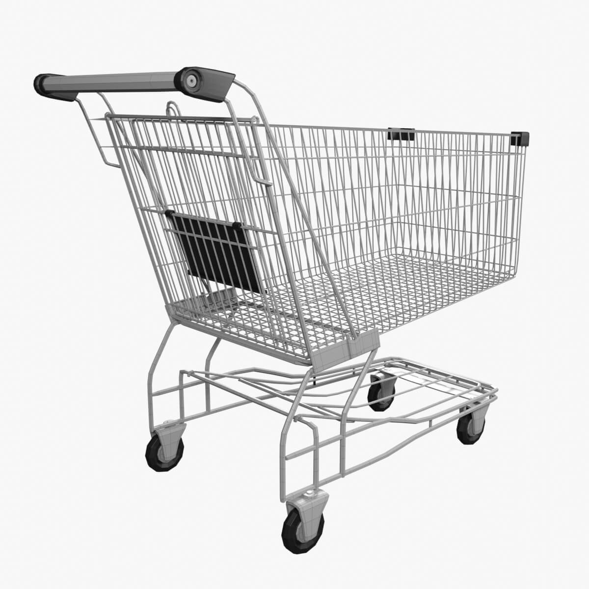 Shopping Cart - 3D Model by ismetcam