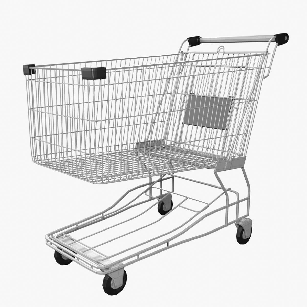 Shopping Cart - 3D Model by ismetcam