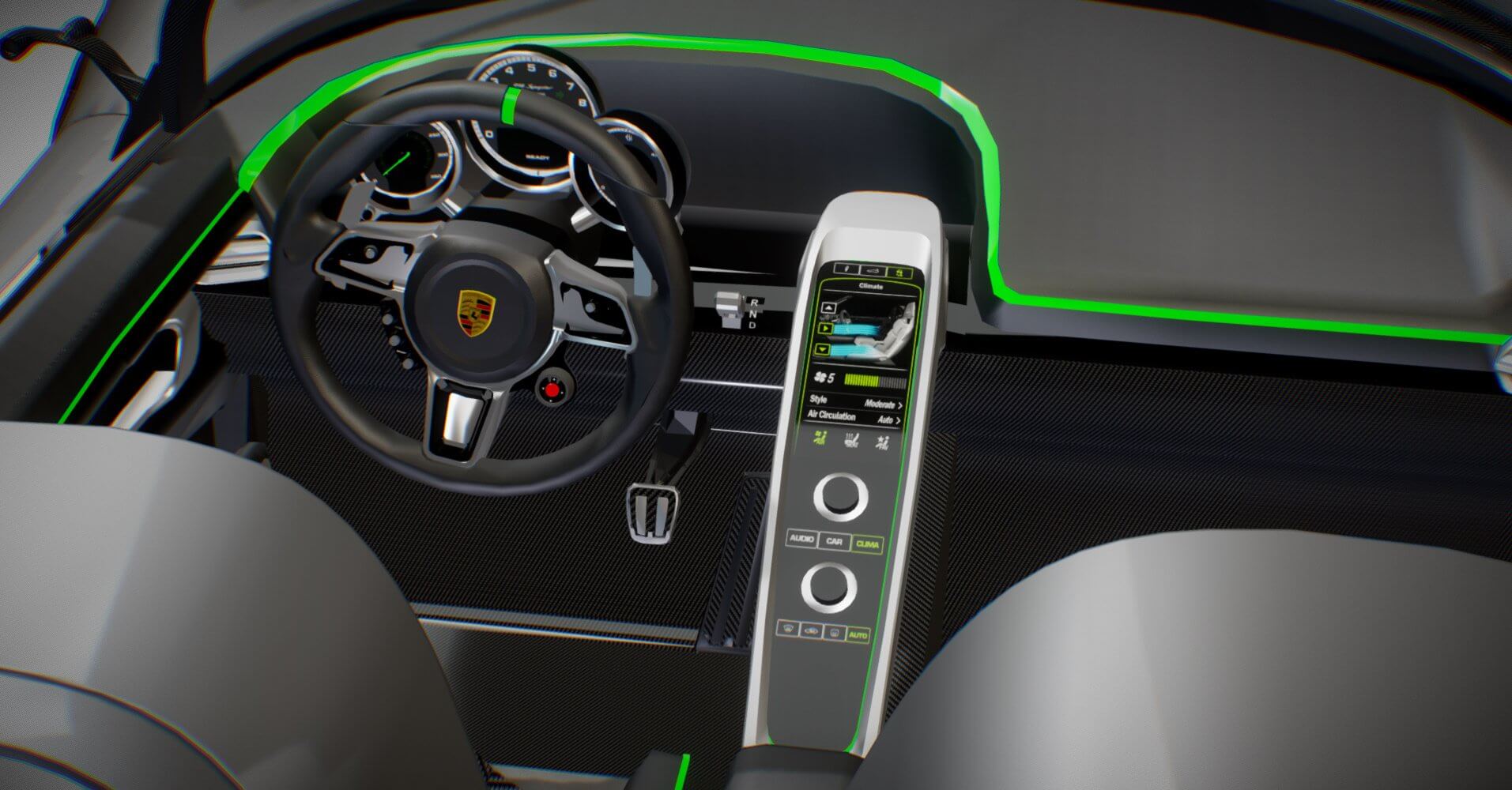 Porsche 918 Interior