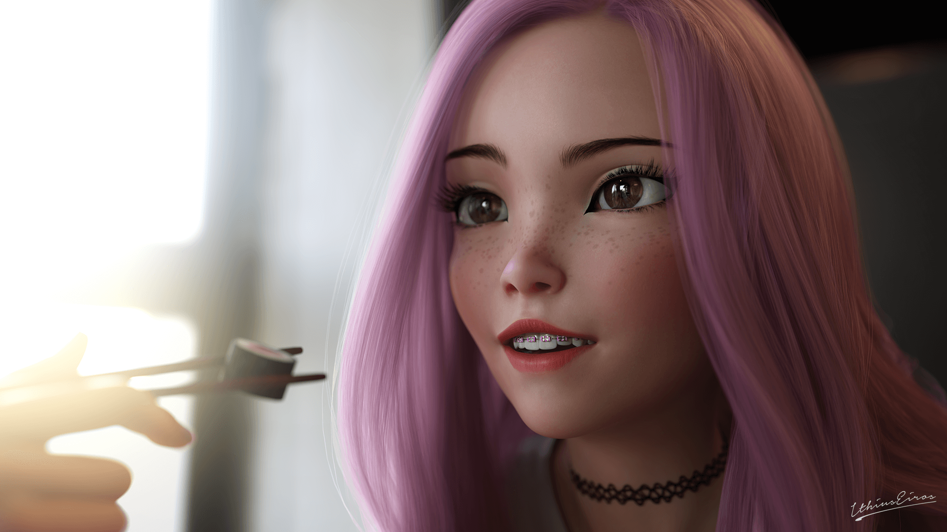 Sharing is Caring 3D Render, Digital Art by IthiusEiros