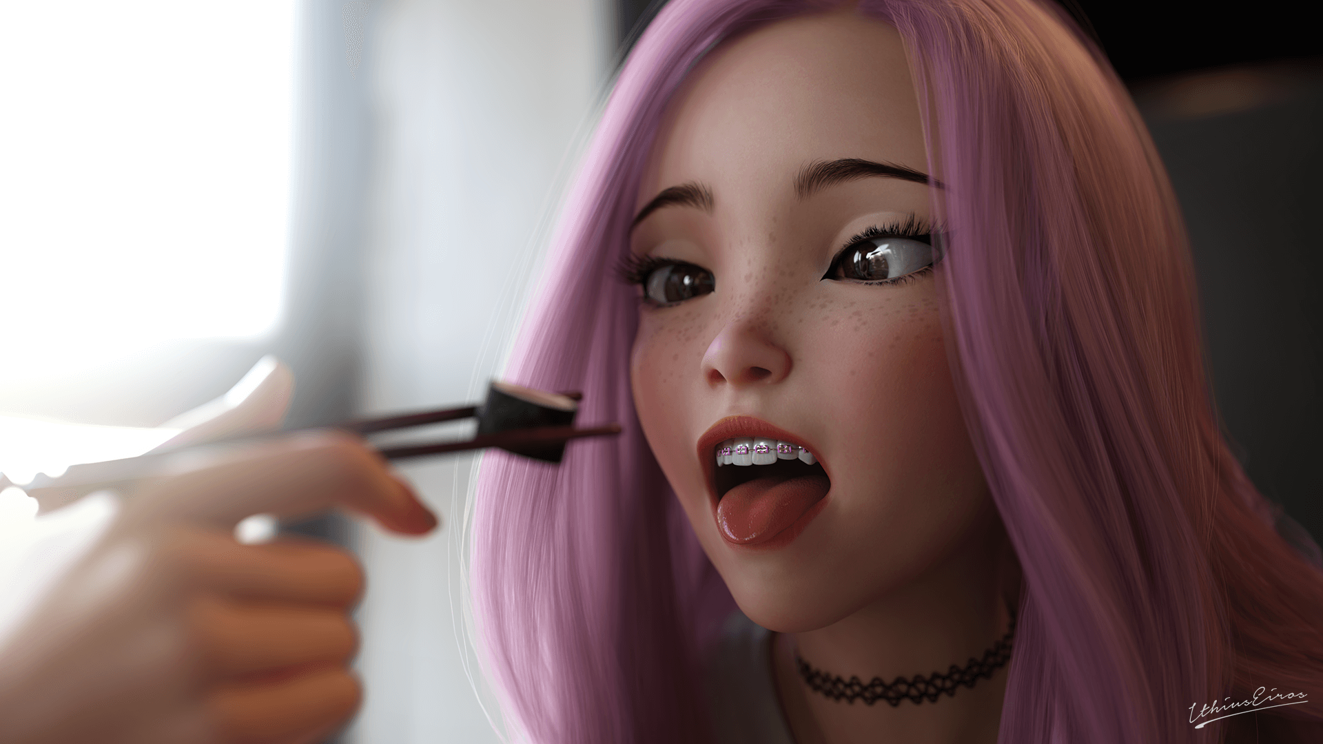 Sharing is Caring 3D Render, Digital Art by IthiusEiros