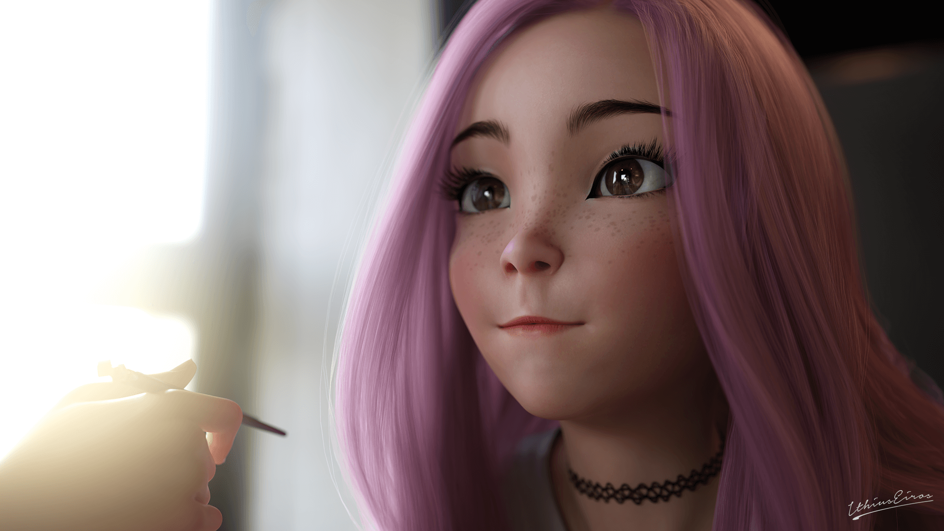 Sharing is Caring 3D Render, Digital Art by IthiusEiros
