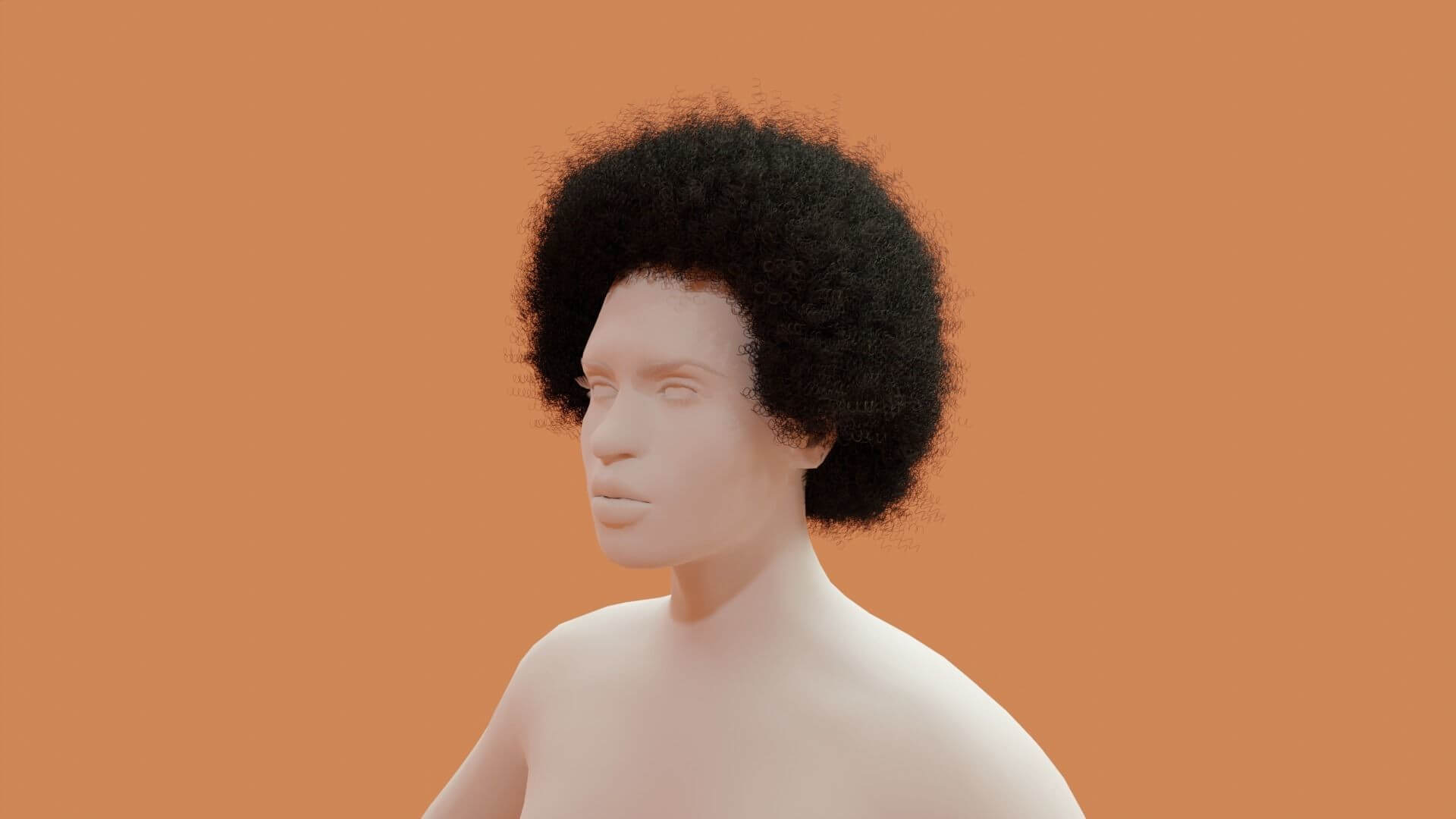 Afro Black Hairstyle - 3D Model by ItsAllInYour