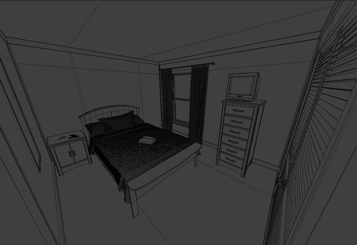 Room 22 3D Render, Digital Art by ItsAllInYour