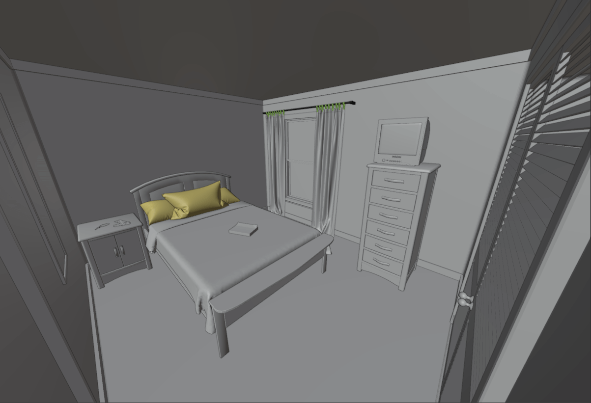 Room 22 3D Render, Digital Art by ItsAllInYour