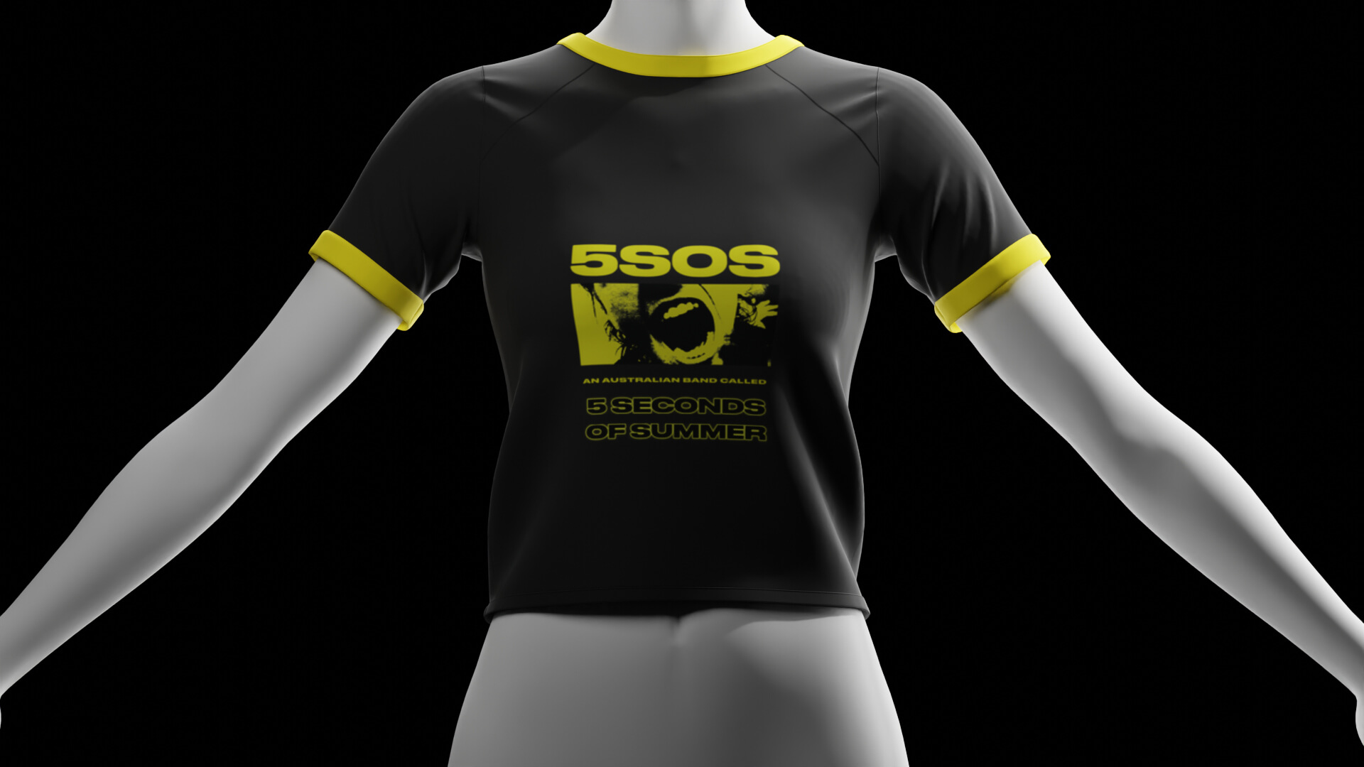 Graphic Baby-Tee 3D Model by ItsAllInYour