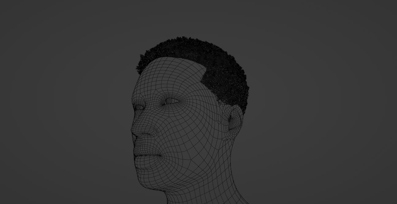 Fade Hairstyle - 3D Model by ItsAllInYour